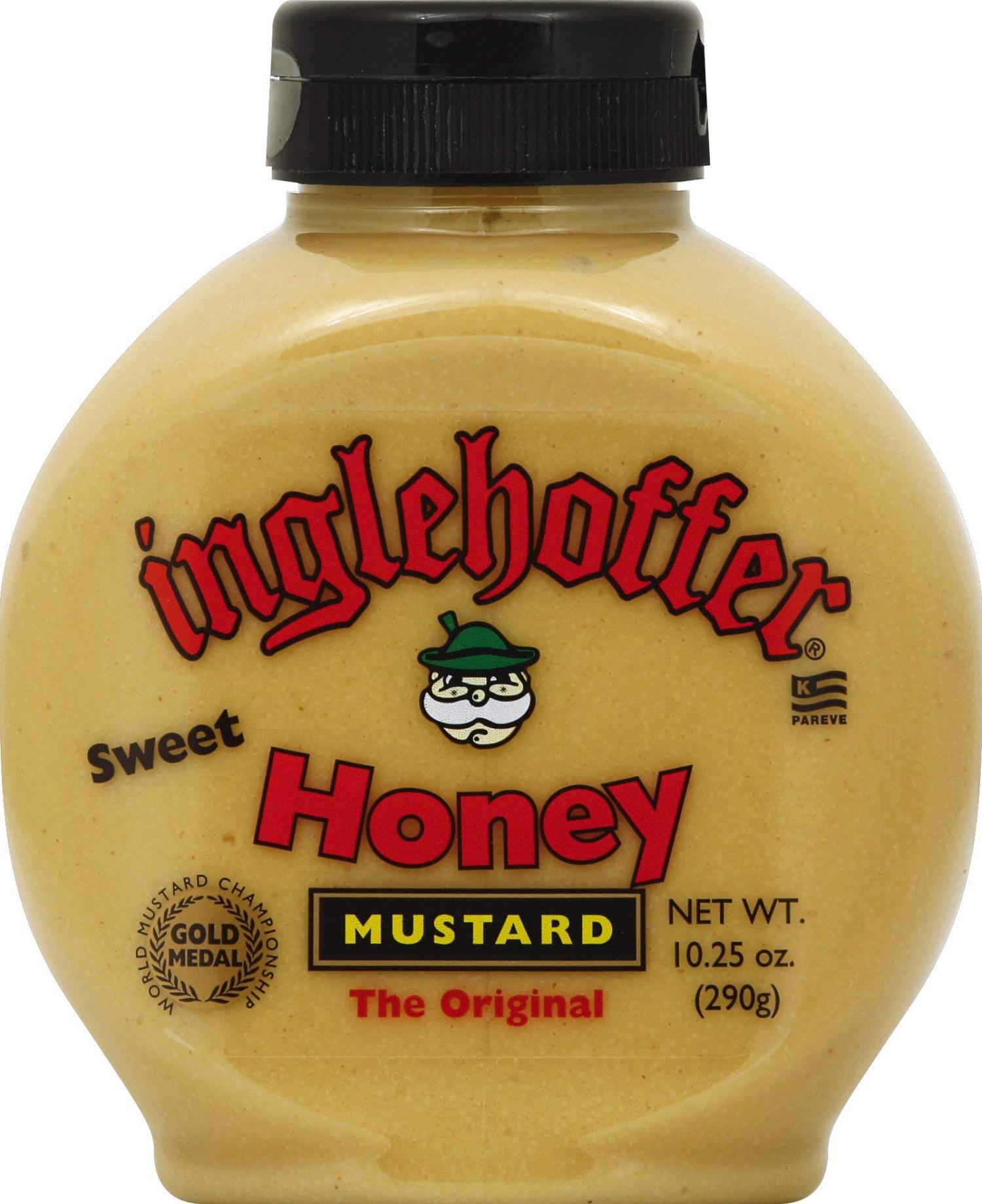 Inglehoffer Sweet Honey Mustard - 10.25 Oz Squeeze Bottle | Gourmet ...