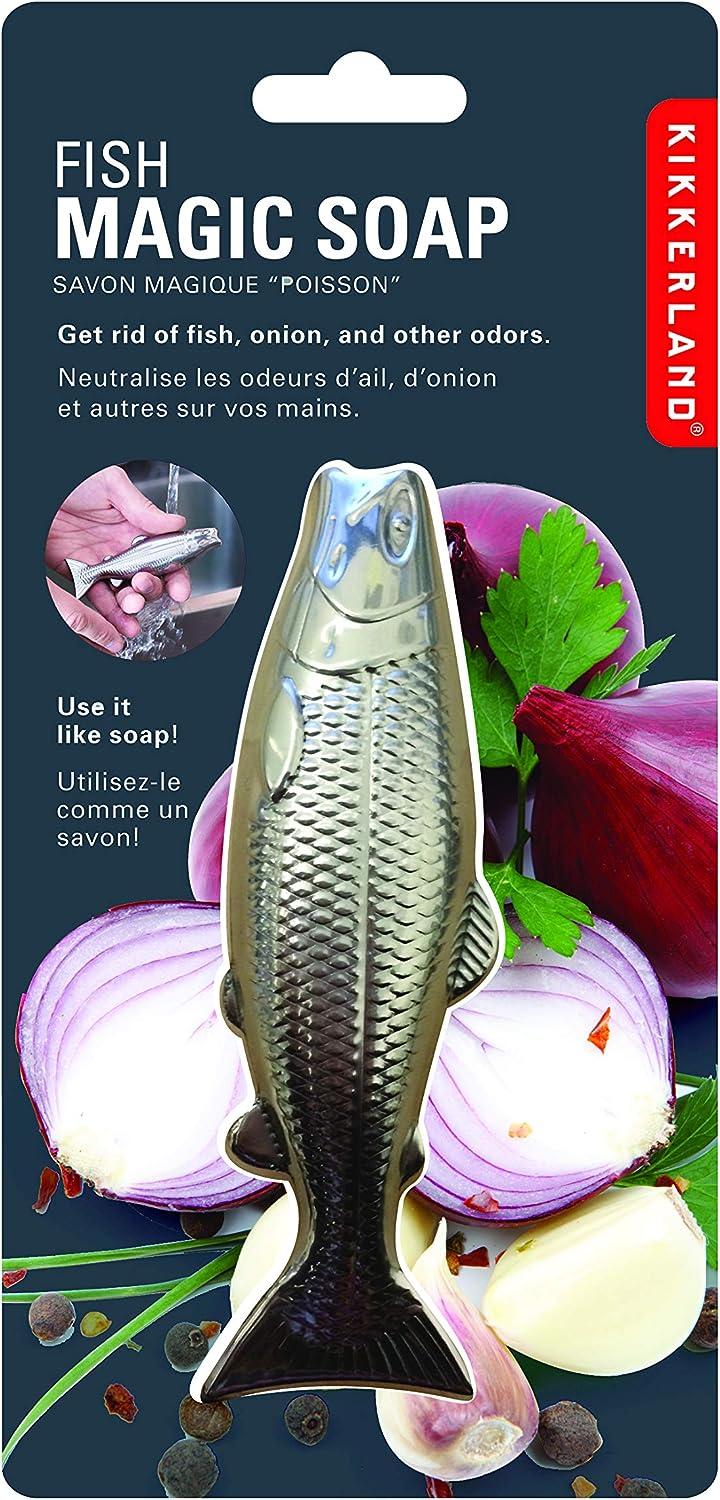 Kikkerland Fish Magic Soap - Natural Odor Eliminator for Hands and Kitchen | Buy Now with ...