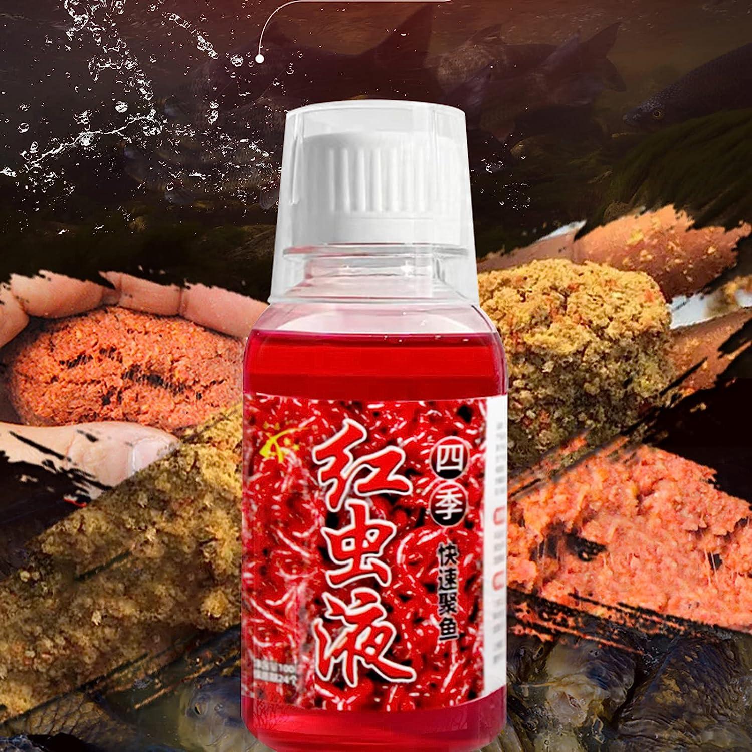 Red Worm Scent 100ml Liquid Fish Attractant for Baits - 2PCS | Fishing ...