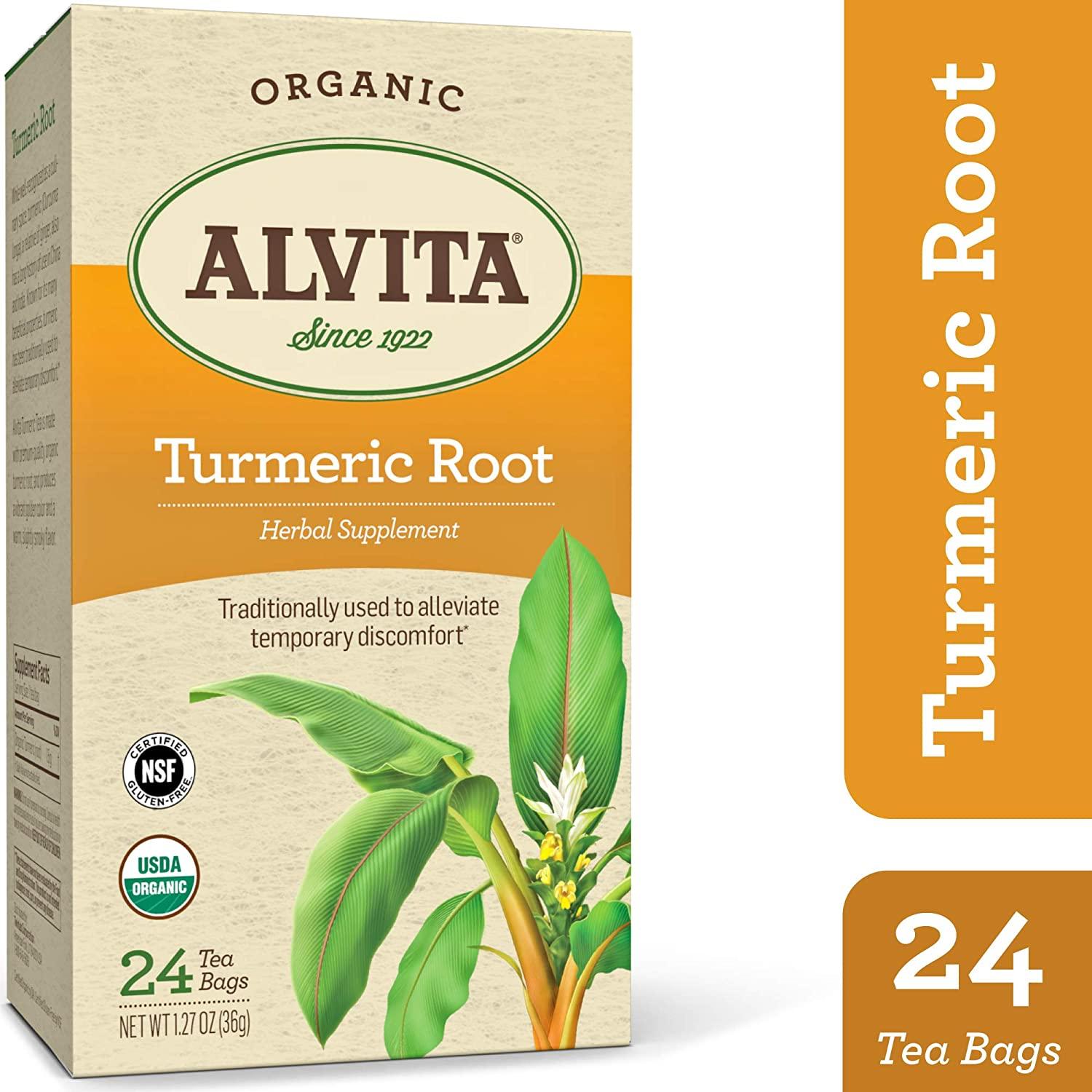 Alvita Organic Turmeric Tea - Enhancing Wellness & Flavor | Buy Now ...