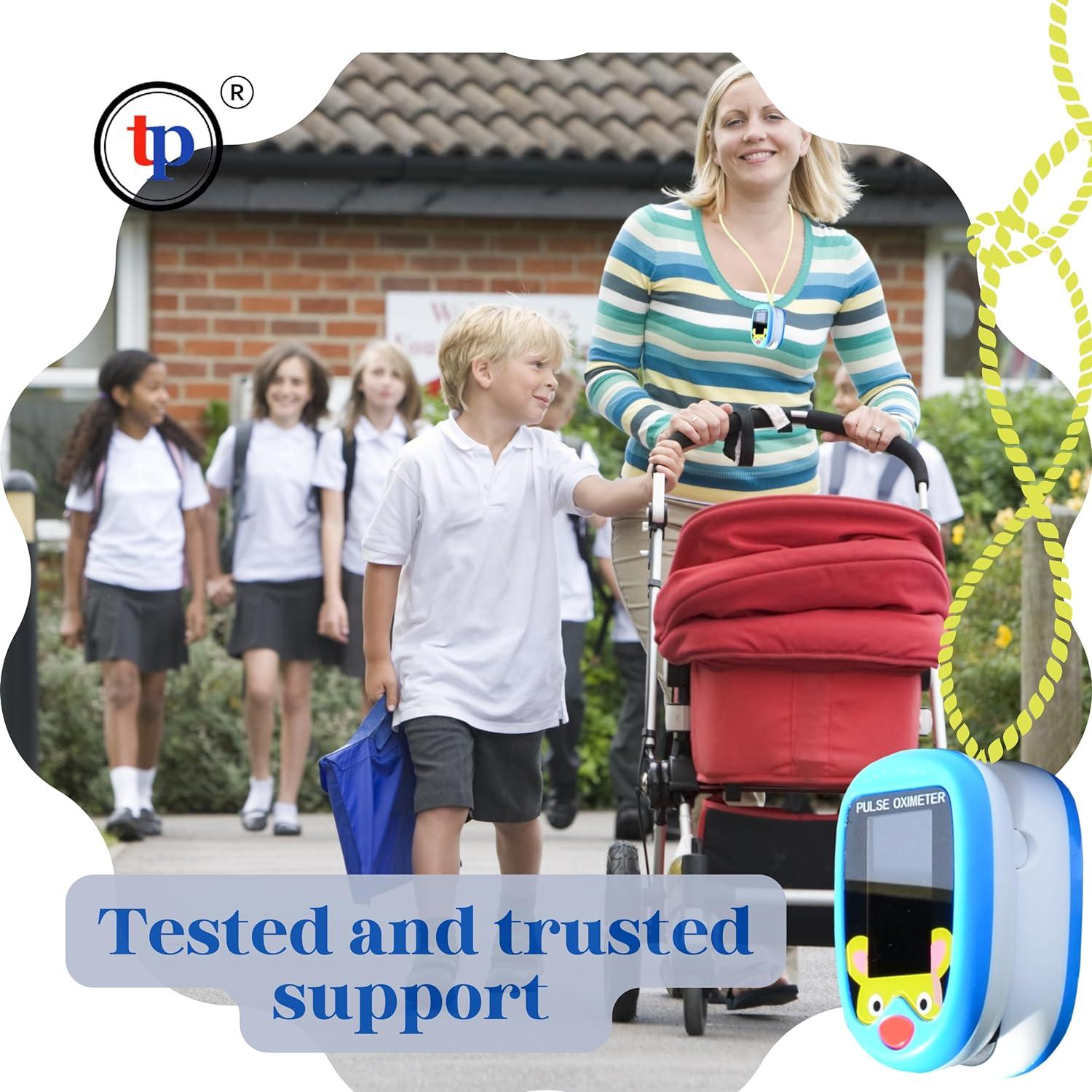 CE FCC Approved Pediatric Pulse Oximeter | Kids Heart Rate Monitor ...