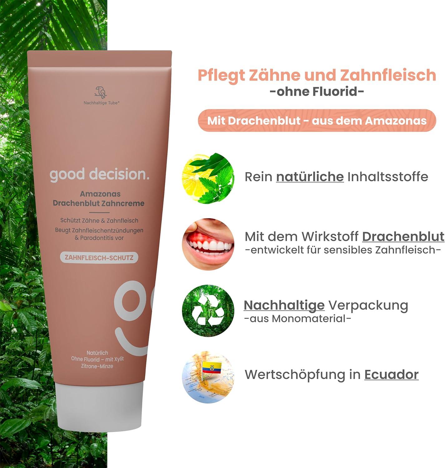 Buy Amazon's Dragon Blood Toothpaste 75ml - Xylitol Fluoride-Free ...