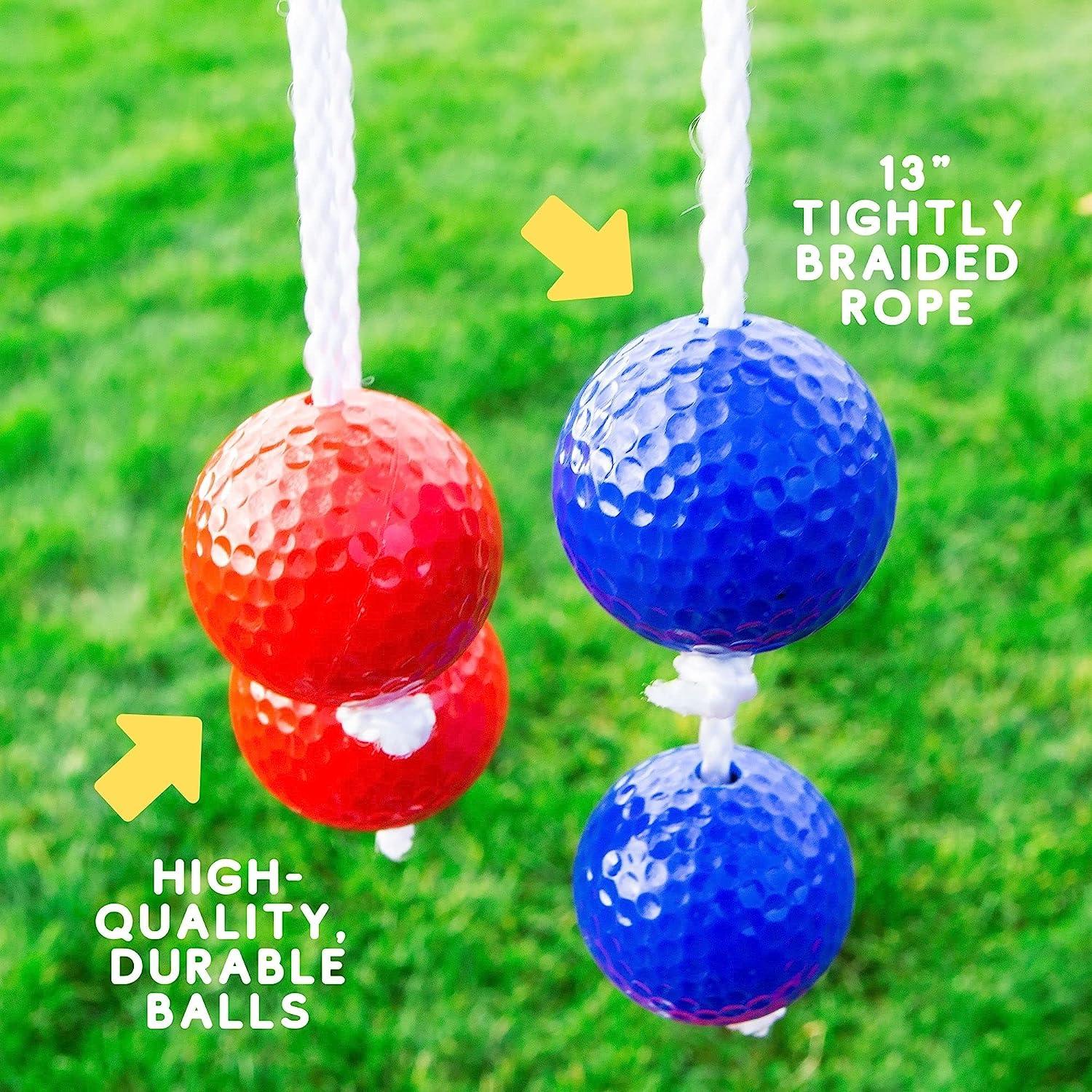 Four Brothers Tournament Size Ladder Toss Replacement Bolas - Safety ...