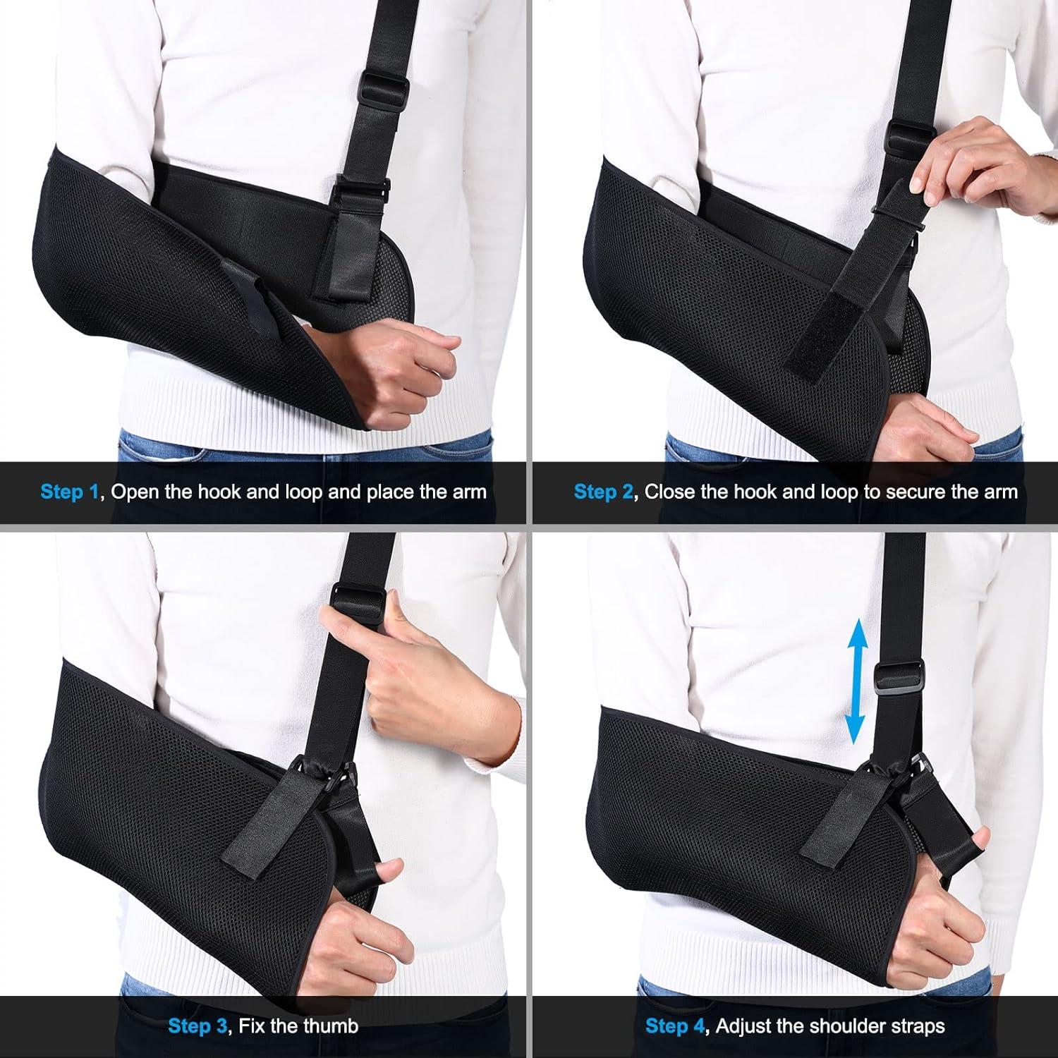 Healifty Arm Sling for Shoulder Injury - Lightweight Breathable ...
