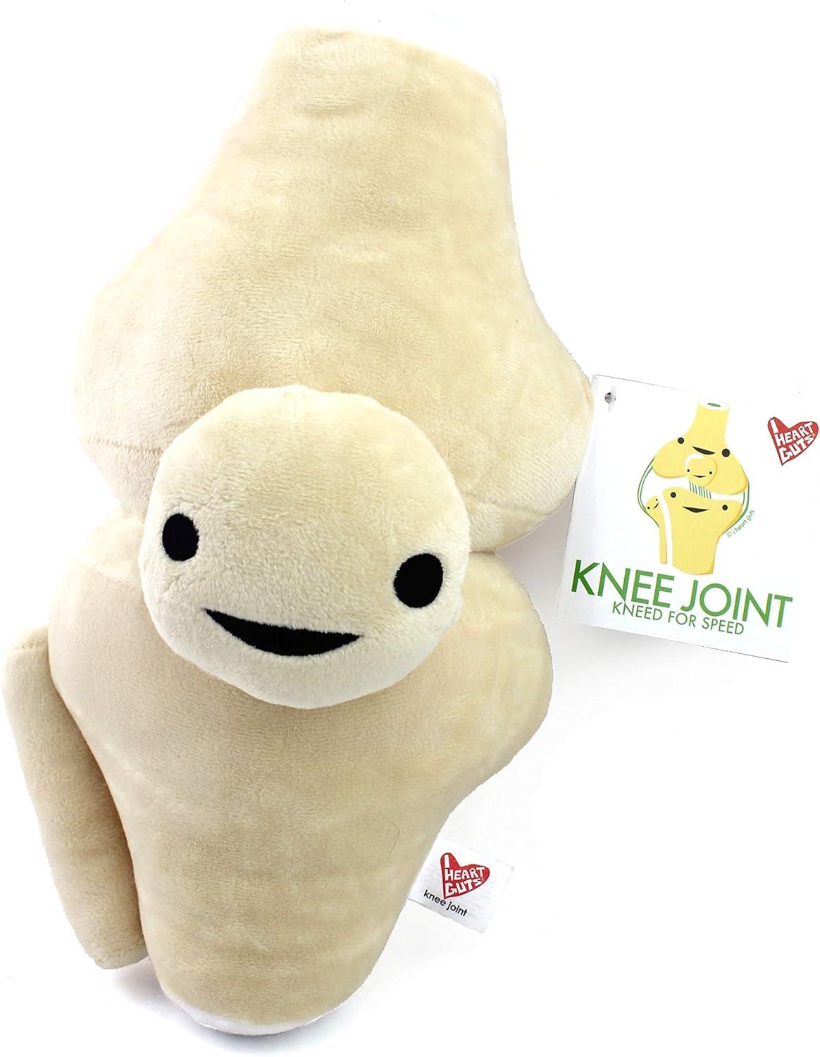 I Heart Guts Knee Joint Plush Toy - Kneed for Speed Stuffed Pillow Gift ...