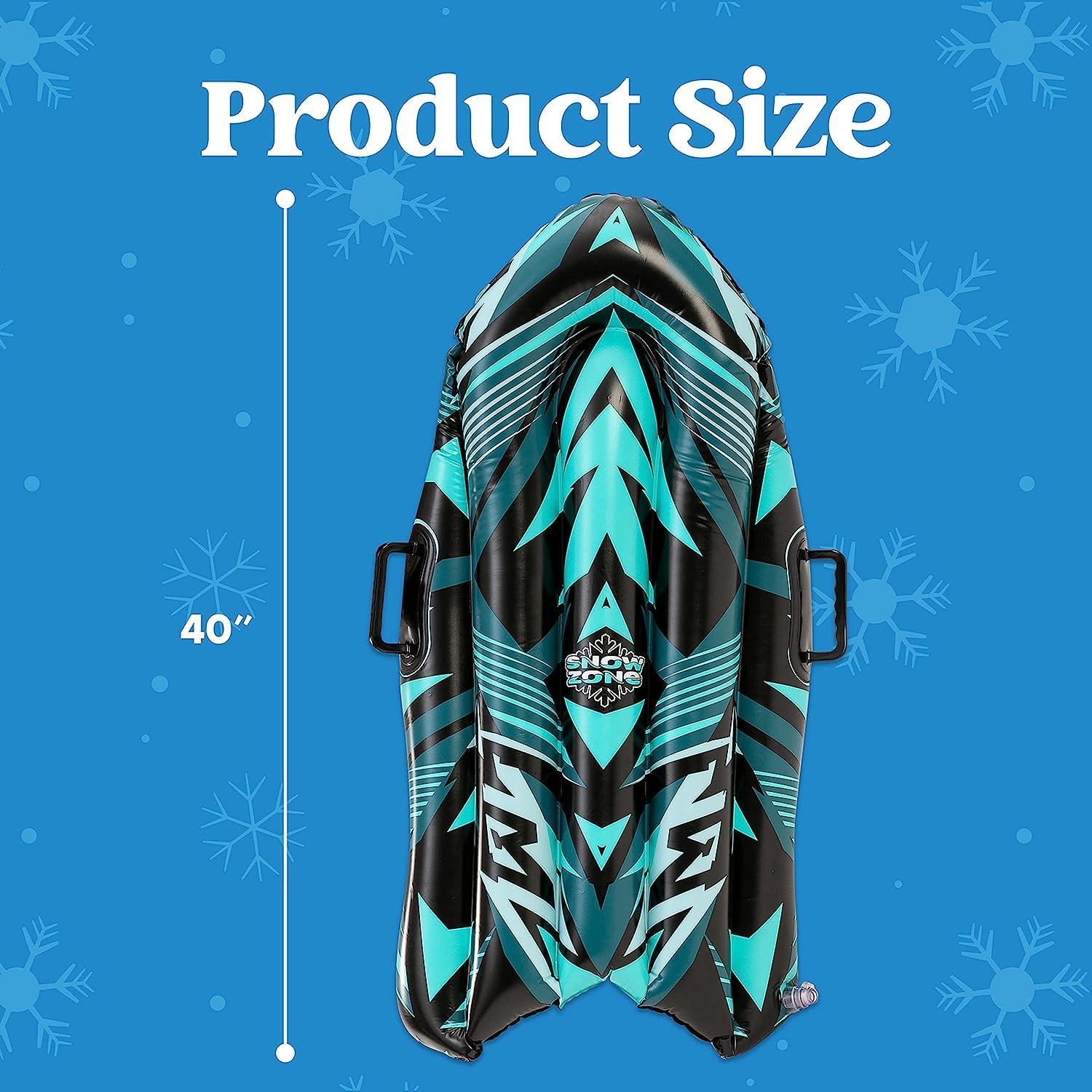 Inflatable Snow Sleds Set for Family Fun | Heavy-Duty Snow Tube for ...