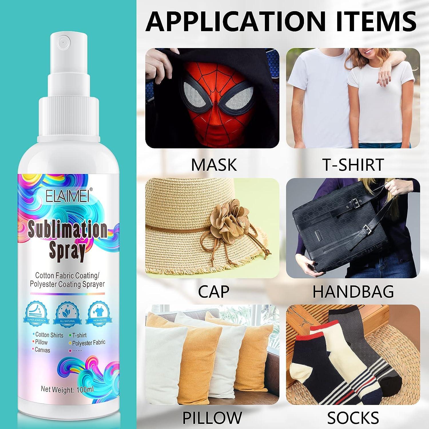 Sublimation Spray for Cotton and Polyester Fabrics - Ideal for Shirts ...