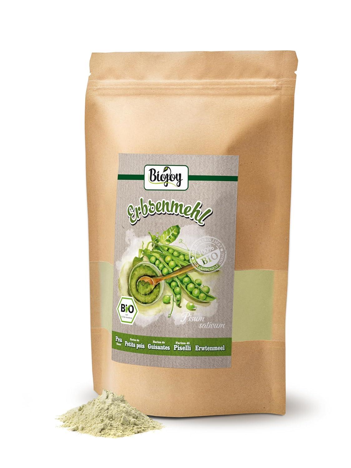 Biojoy Organic Green Pea Flour 500g | Pure Ground Peas No Additives ...