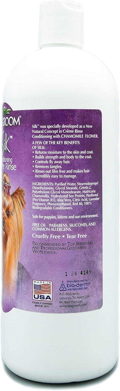 Organic Groom Silk Creme Rinse Conditioner for Dogs & Puppies ...