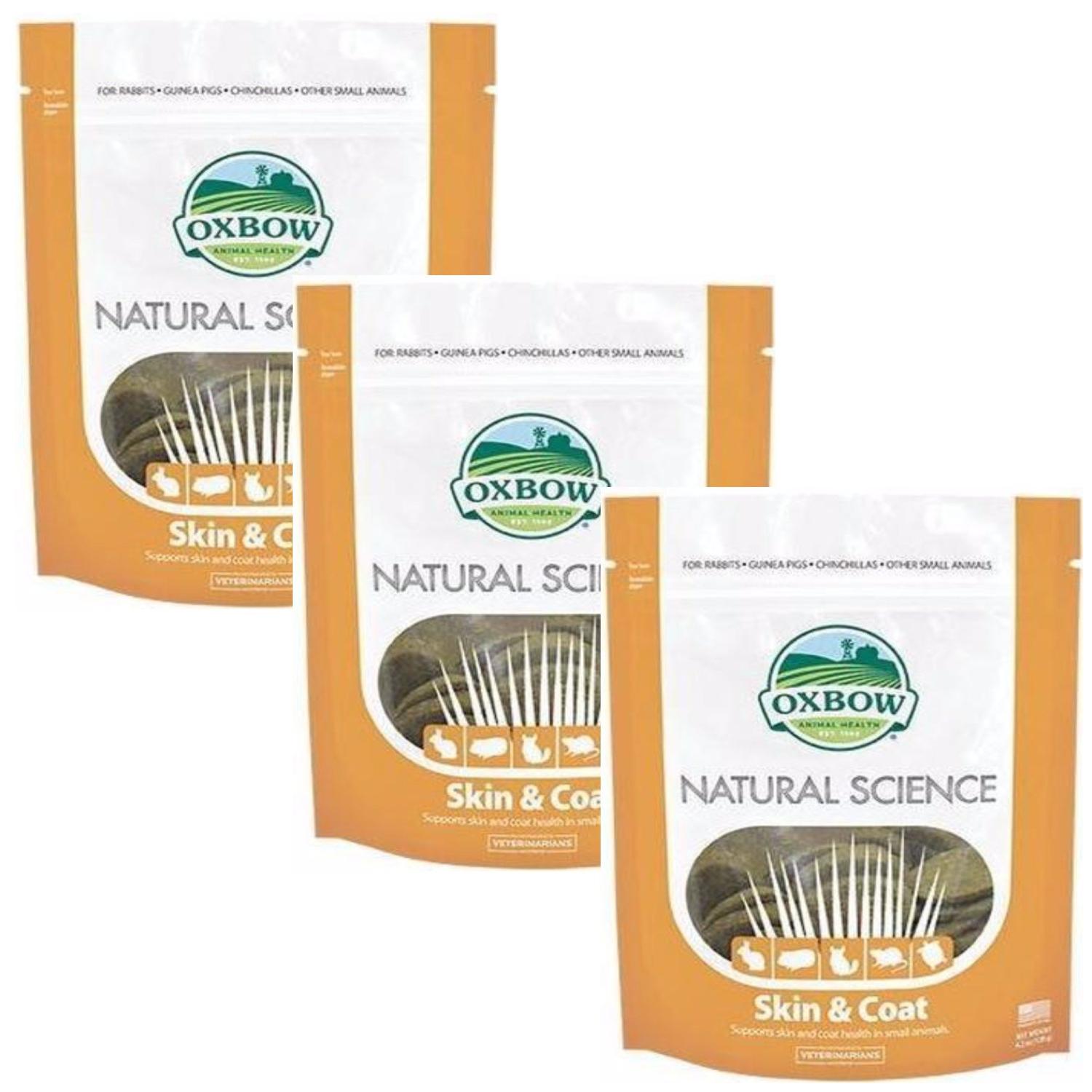 Oxbow Natural Science Coat Supplement 60ct - Gerbil Hamster 3 Pack ...