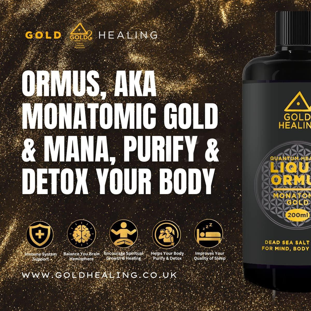 Gold Healing ORMUS Liquid MONATOMIC Gold MANA MUFKUTZ Orbitally ...