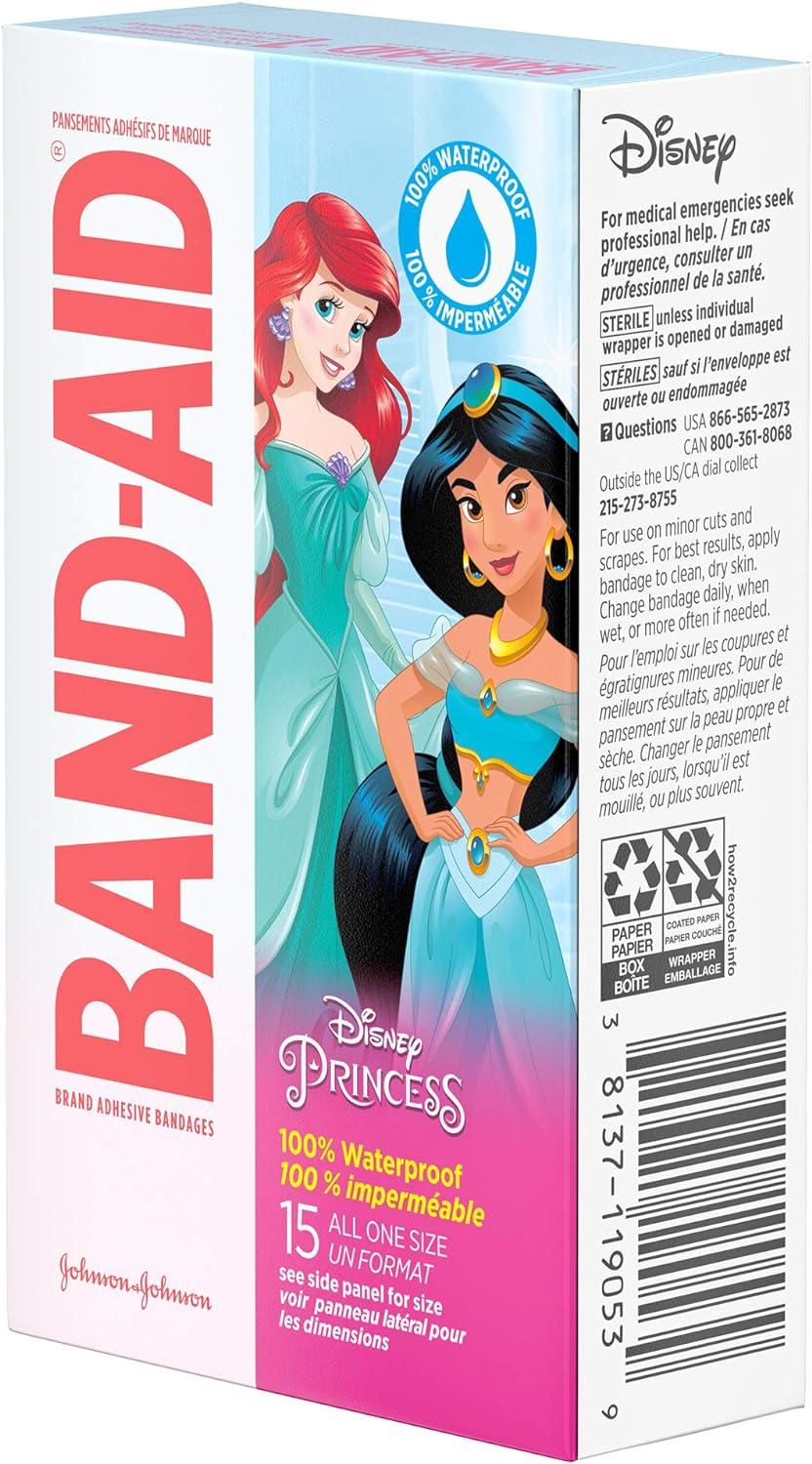 Band-Aid Disney Princess Bandages - 15 Count | Buy Now with Express ...