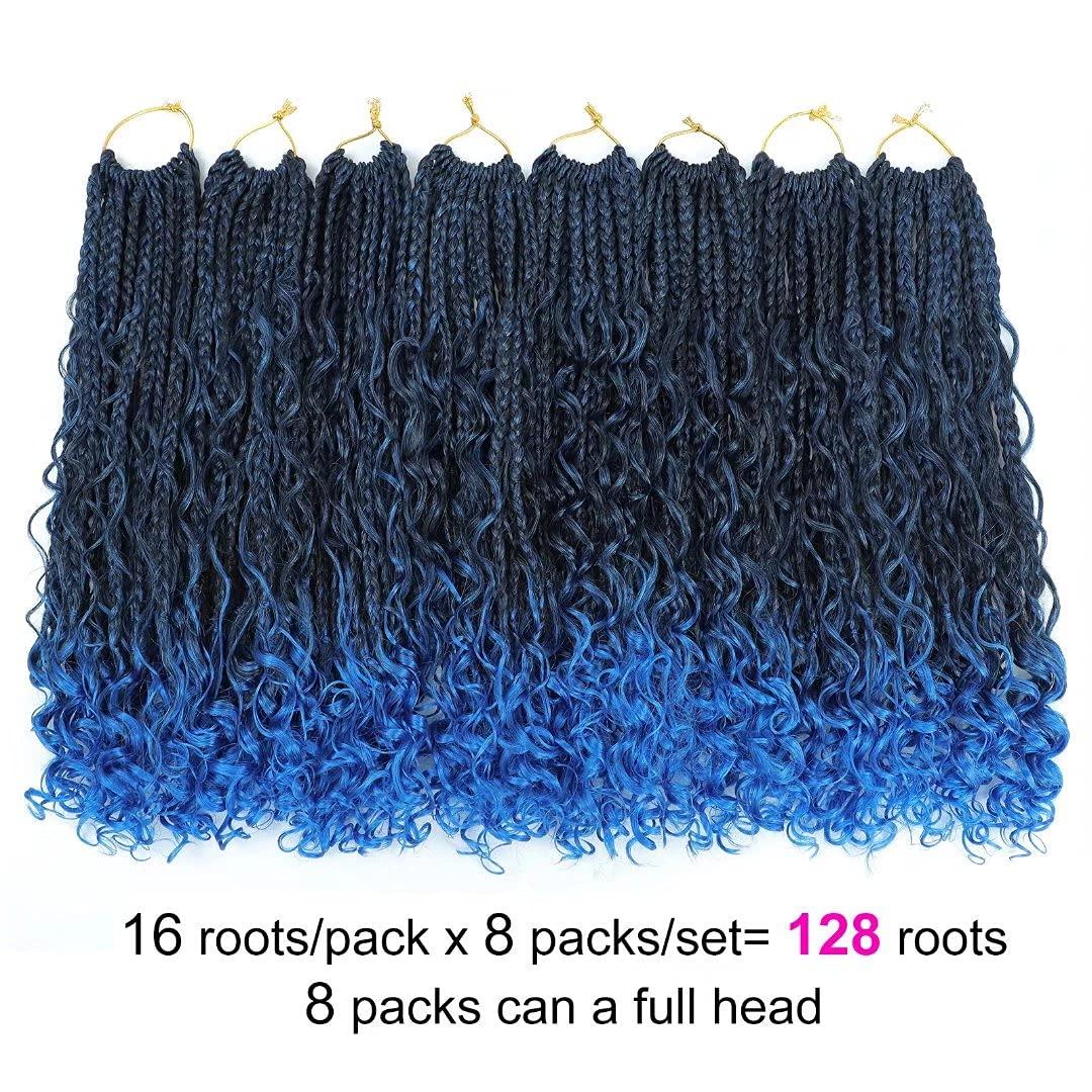 Blue Box Braids