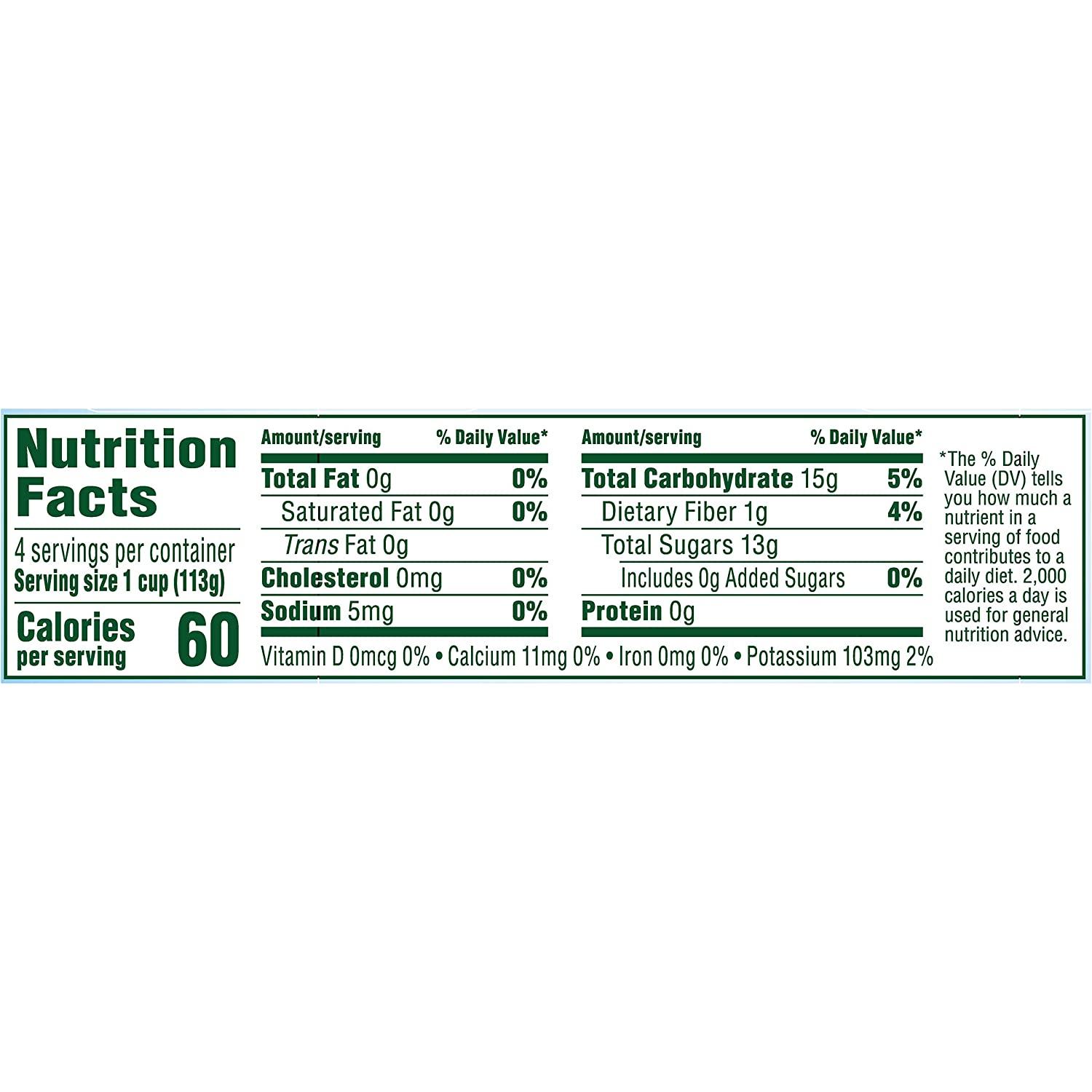 Del Monte Diced Mangos in Juice 4 Oz - Pack of 4 | Fresh and Ready-to ...