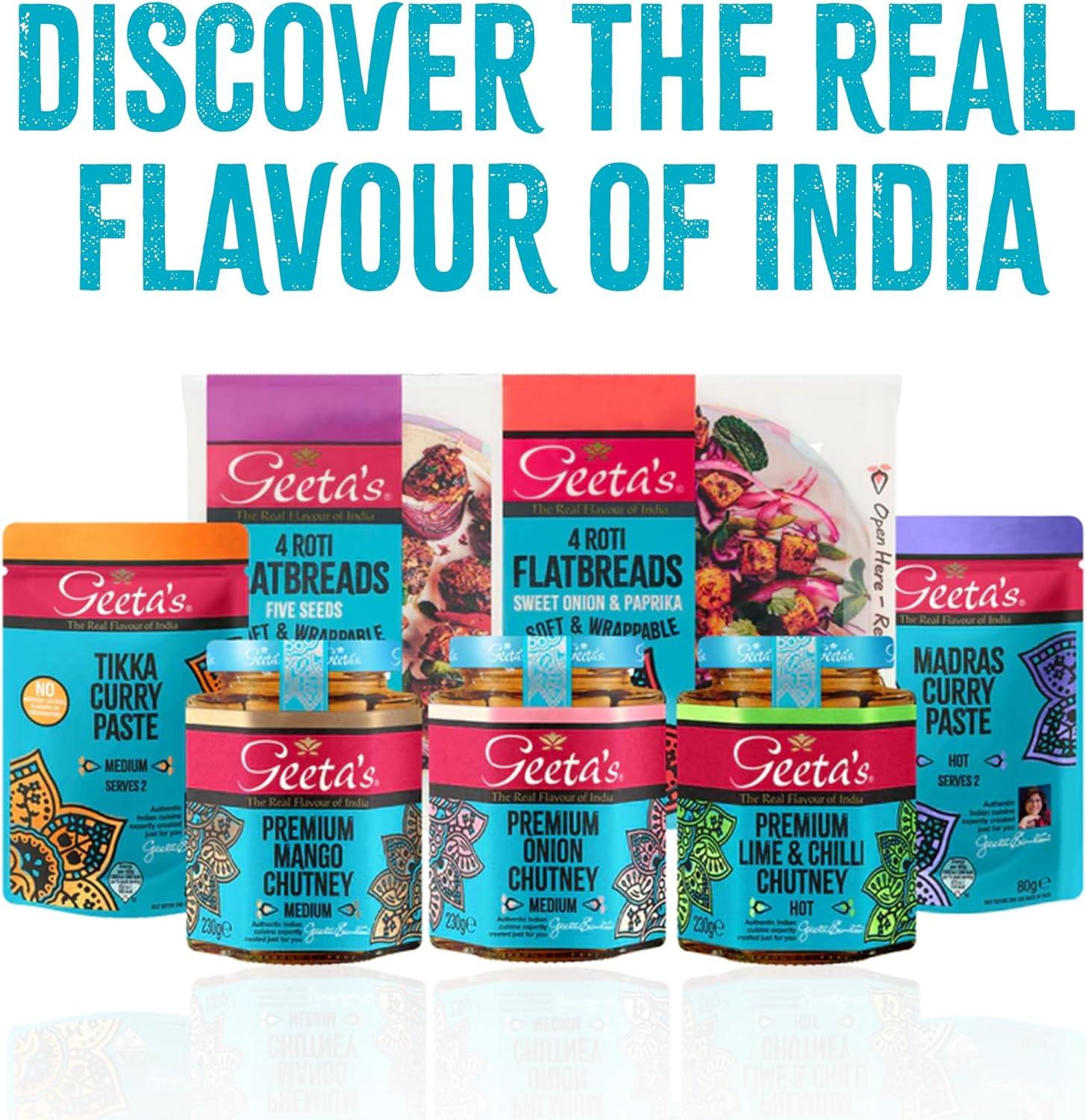 Geeta's Premium Chutney 230g Custom Case (Pack of 6) | Choose Any ...