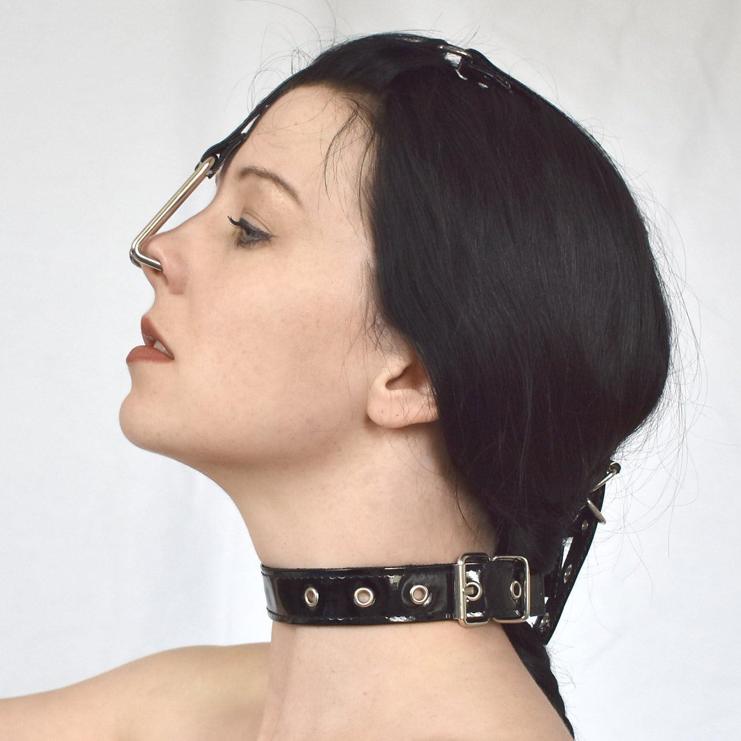 Steel Hooks Lockable Nose Gag Harness - BDSM Bondage Gear | Buy Now with Express International ...