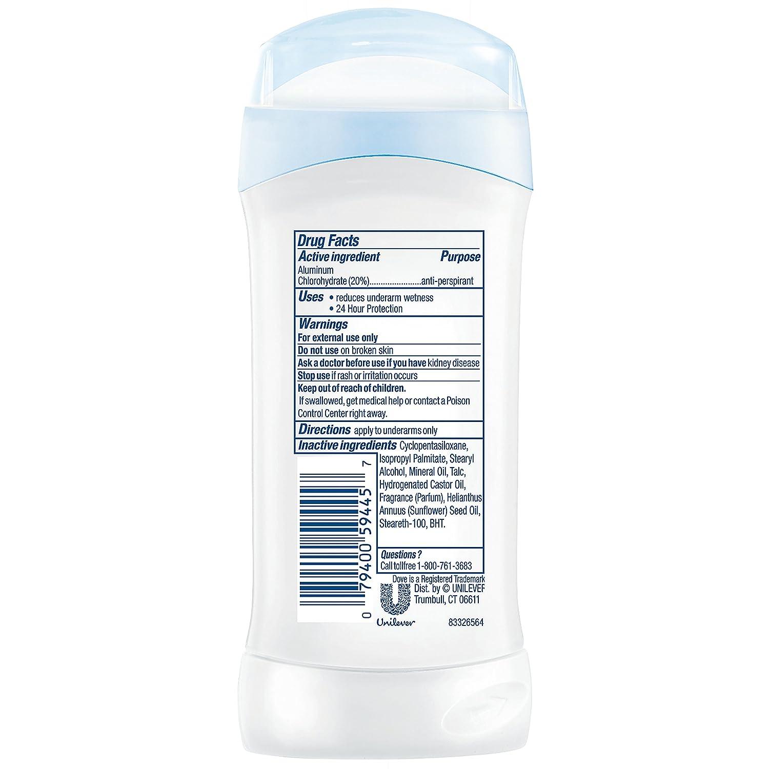 Dove Invisible Solid Antiperspirant Deodorant Bloom 2.6 oz - Long ...