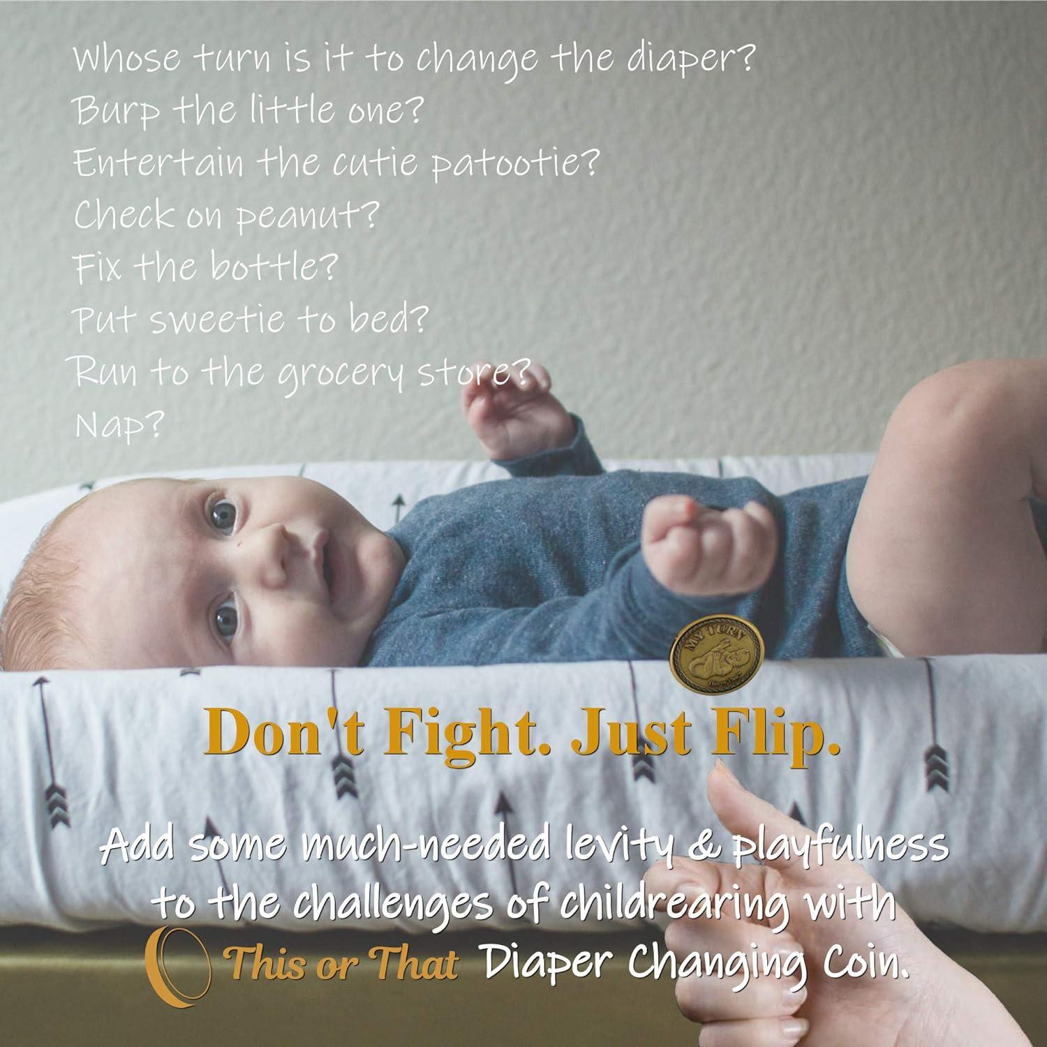 Diaper Changing Decision Making Coin for Expecting Parents | Fun ...
