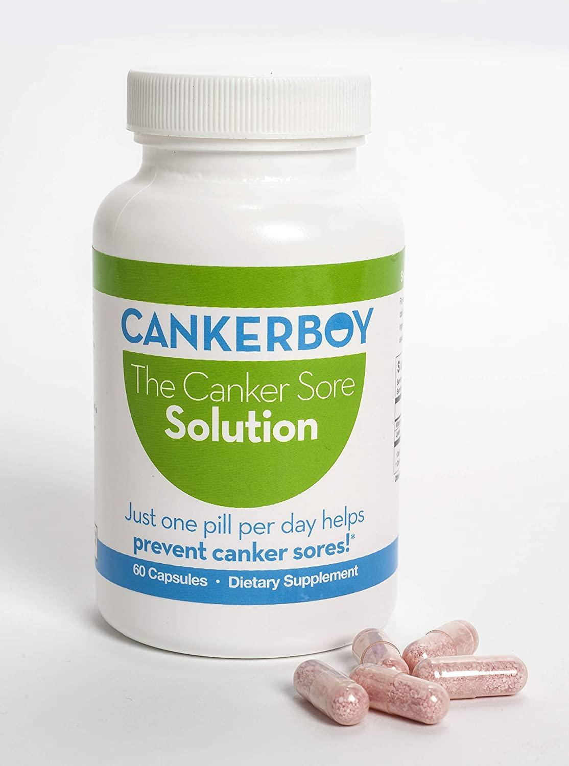 Cankerboy Canker Sore Solution - 60 Count Bottles | Fast Relief for ...