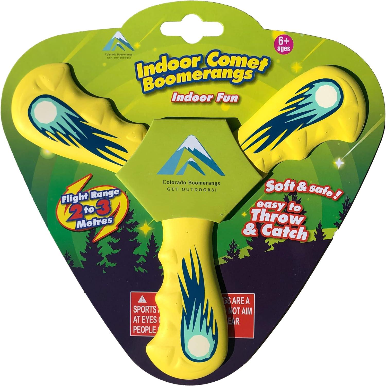Comet and Meteor Boomerang 4 Pack - Outdoor and Indoor Boomerangs Set ...