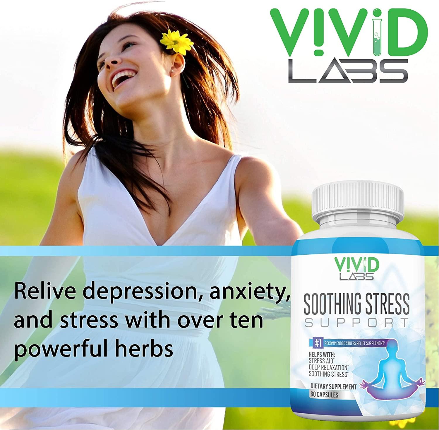 Soothing Stress Natural Calming Support | Promotes Focus & Balanced ...