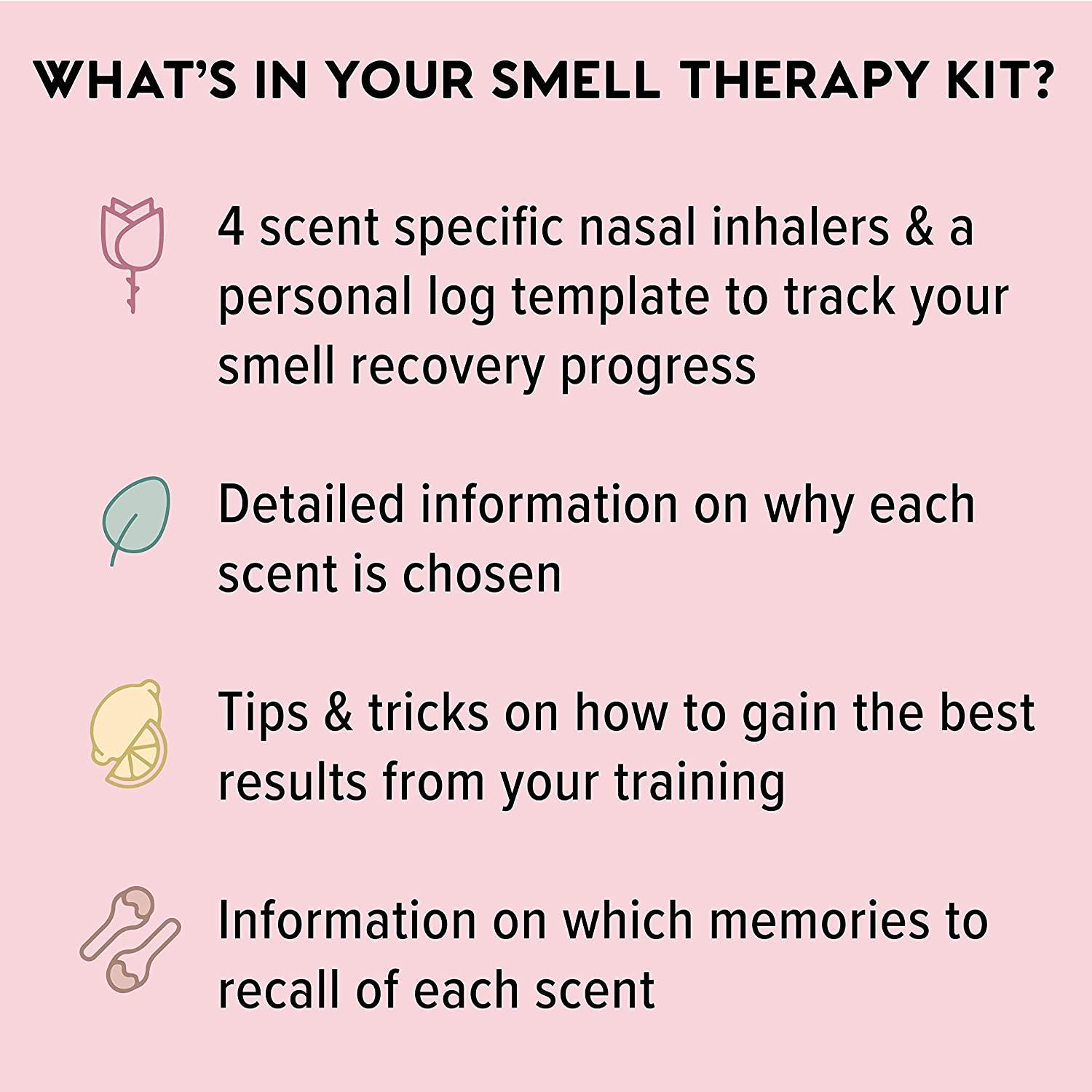 MOXE Smell Training Kit: Olfactory Regeneration with 4 Essential Oils - Made in USA | Natural ...