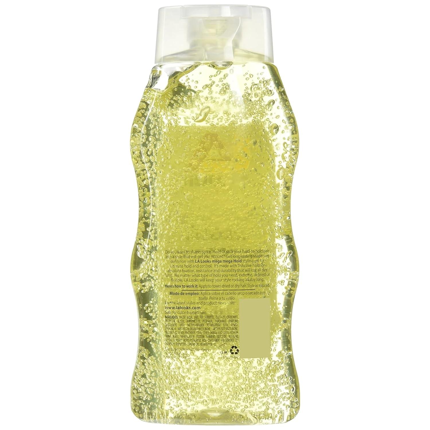 LA Looks Mega Shaper Hold Level 9 Gel - 20 Oz | Strong Hold Hair Gel ...