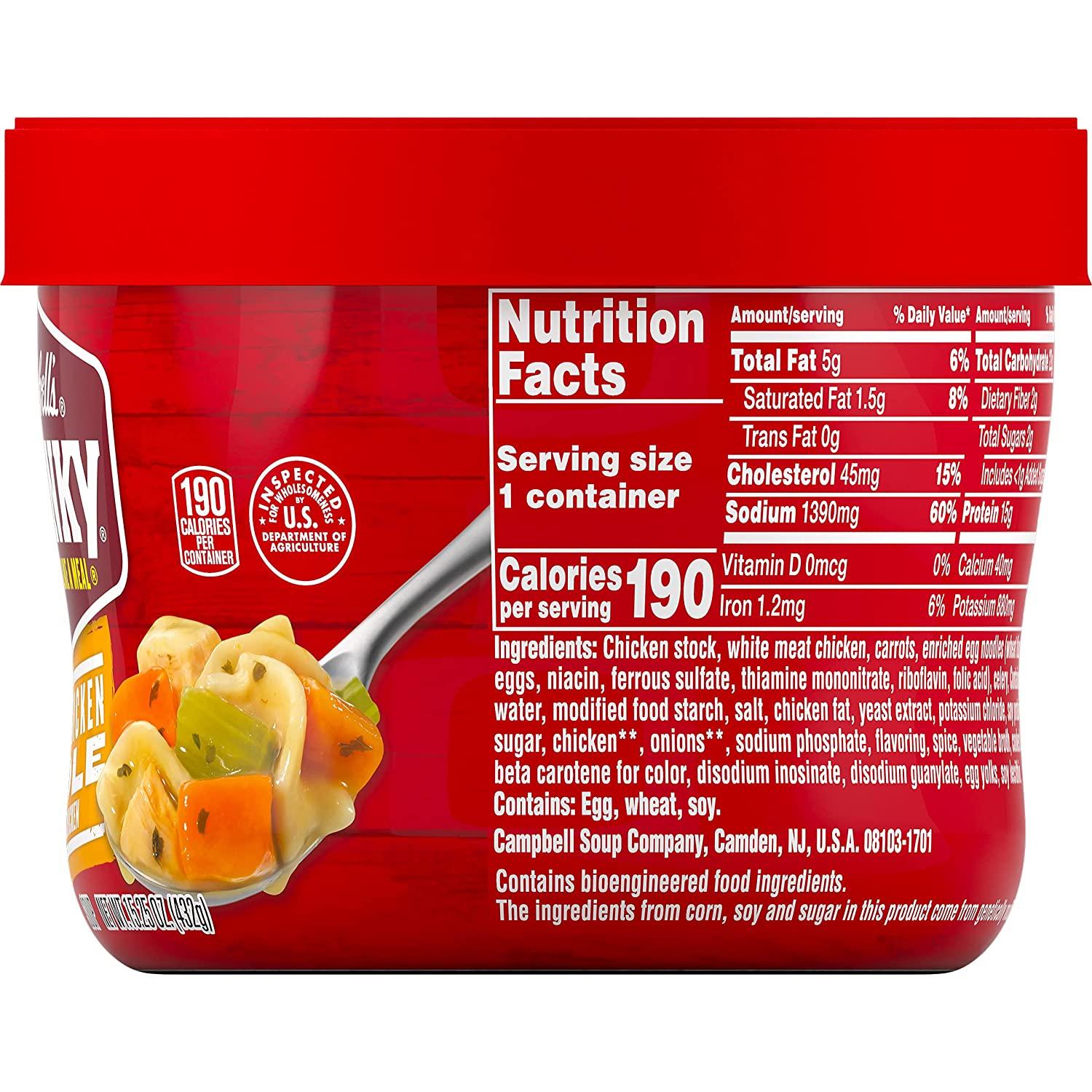 Campbell's Chunky Soup Classic Chicken Noodle Soup 15.25 Oz ...