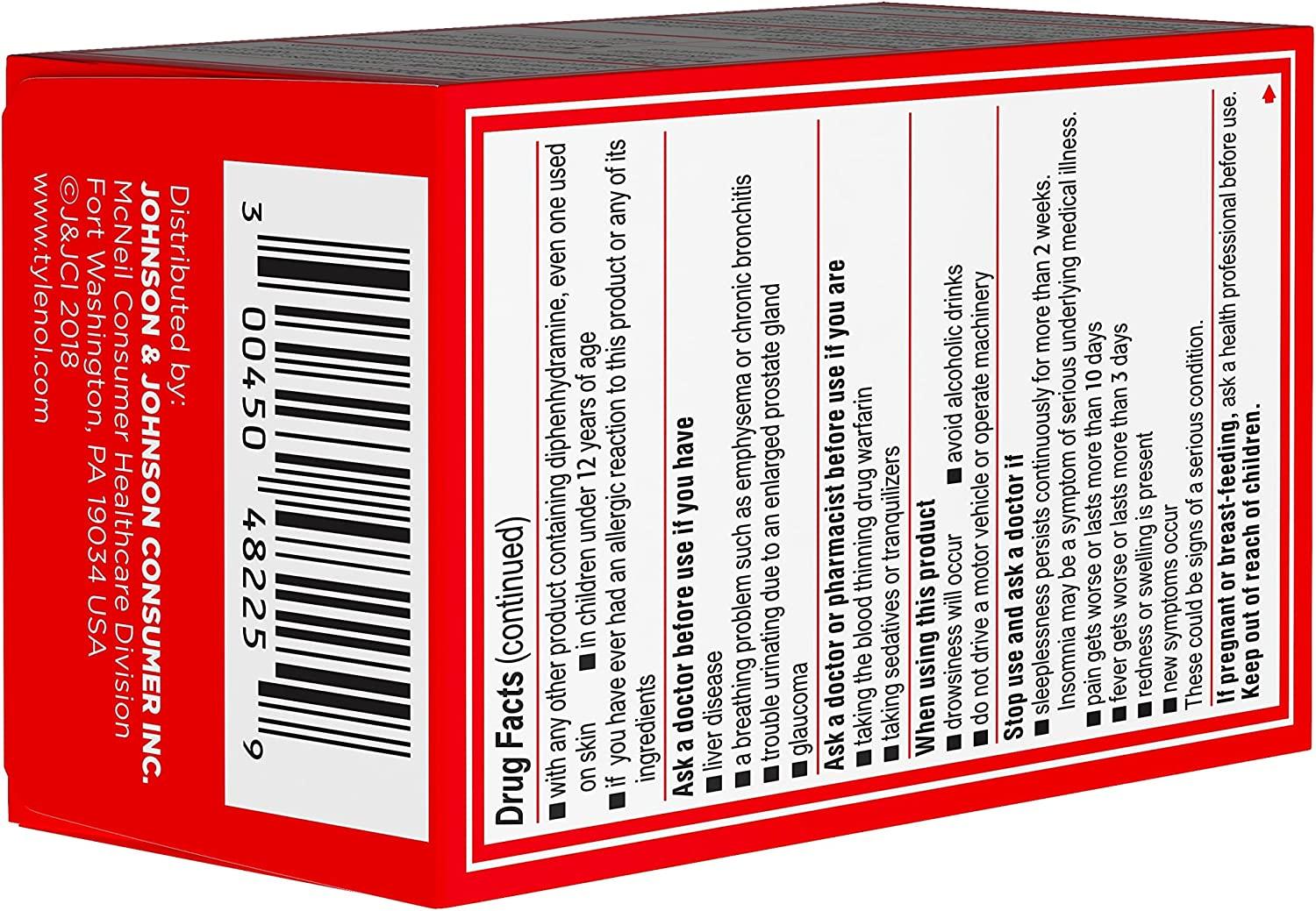 Tylenol PM Extra Strength Caplets - 500mg Acetaminophen, 24ct | Pain ...