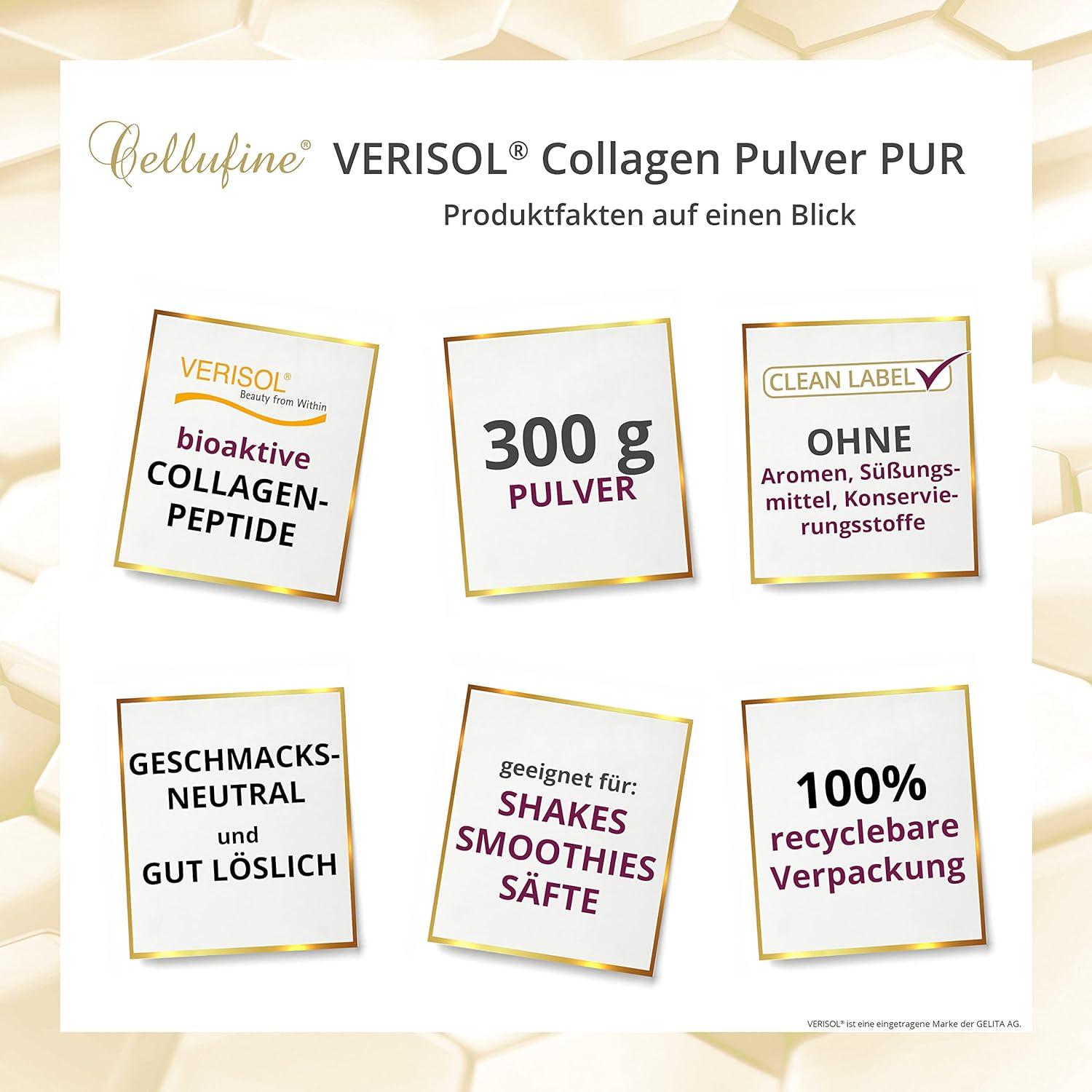 Buy Cellufine Premium Verisol Collagen Powder 300g - Natural Bioactive ...