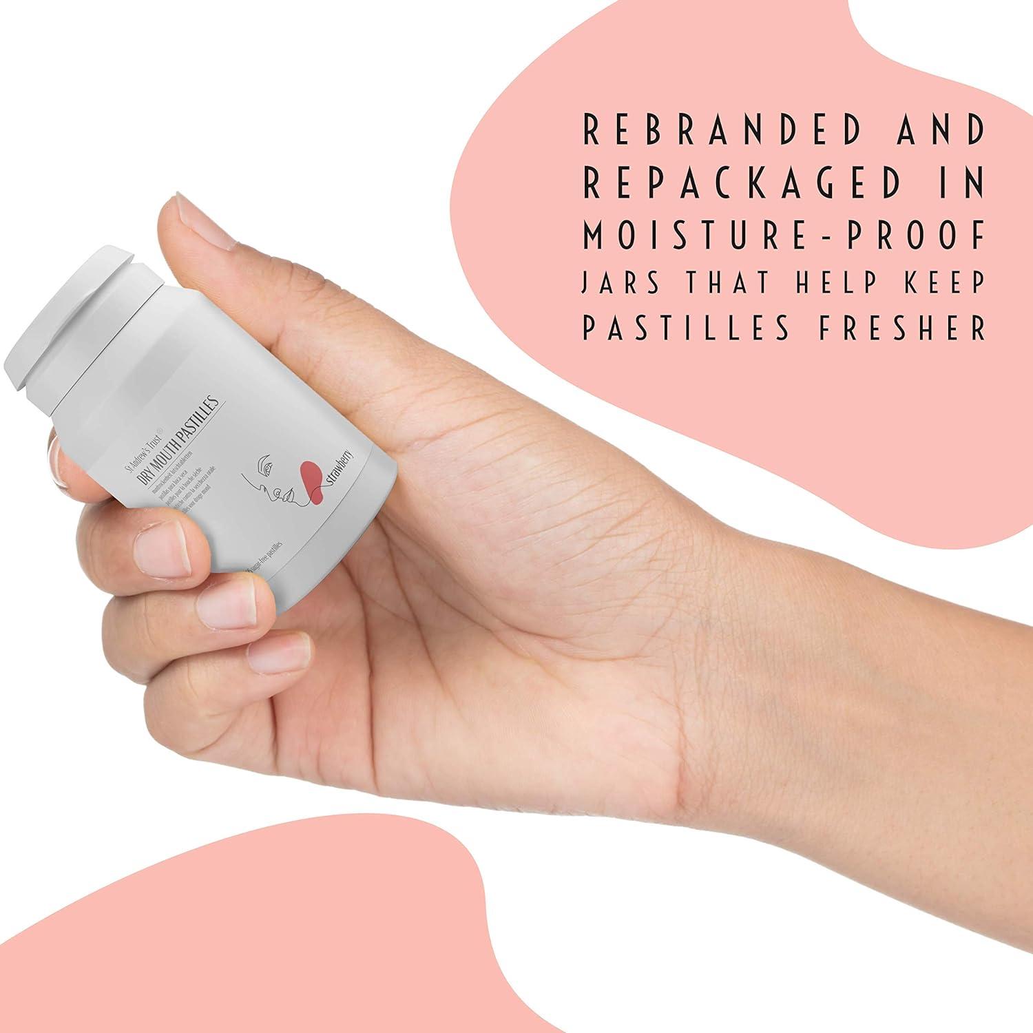 St Andrew's Trust Mint Pastilles for Dry Mouth Relief Sugar Free ...