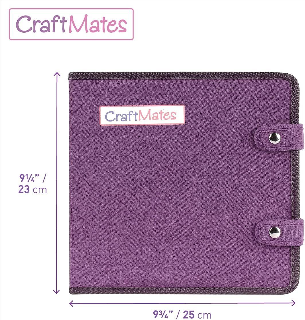 CRAFT MATES Bead Organizer with 56 Locking Compartments - Clear Plastic ...