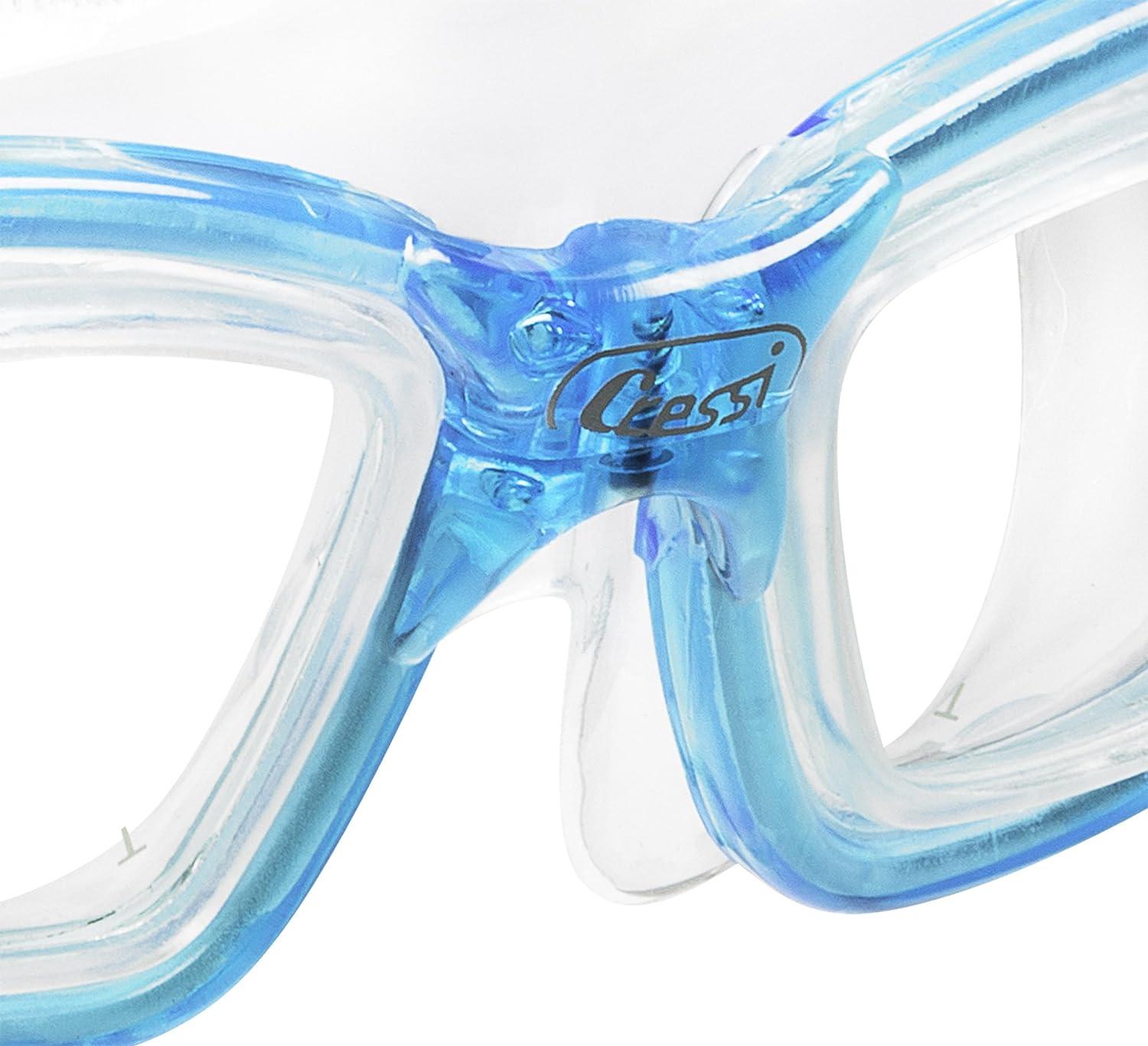 Cressi Galileo Adult Swim Goggles | Tempered Glass Lenses | No ...