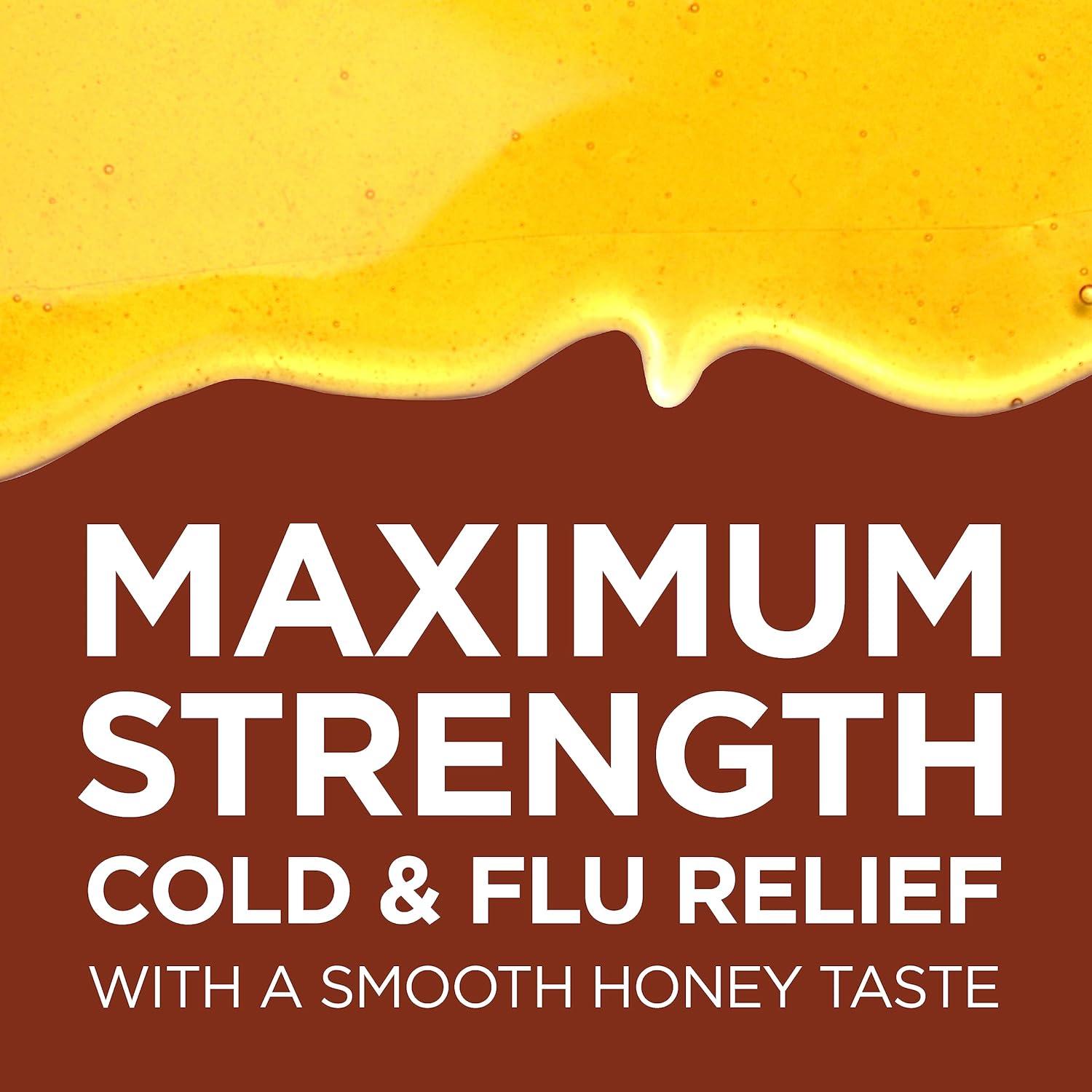 Good Sense Nighttime Honey Flavor Severe Cold and Flu Relief Liquid ...
