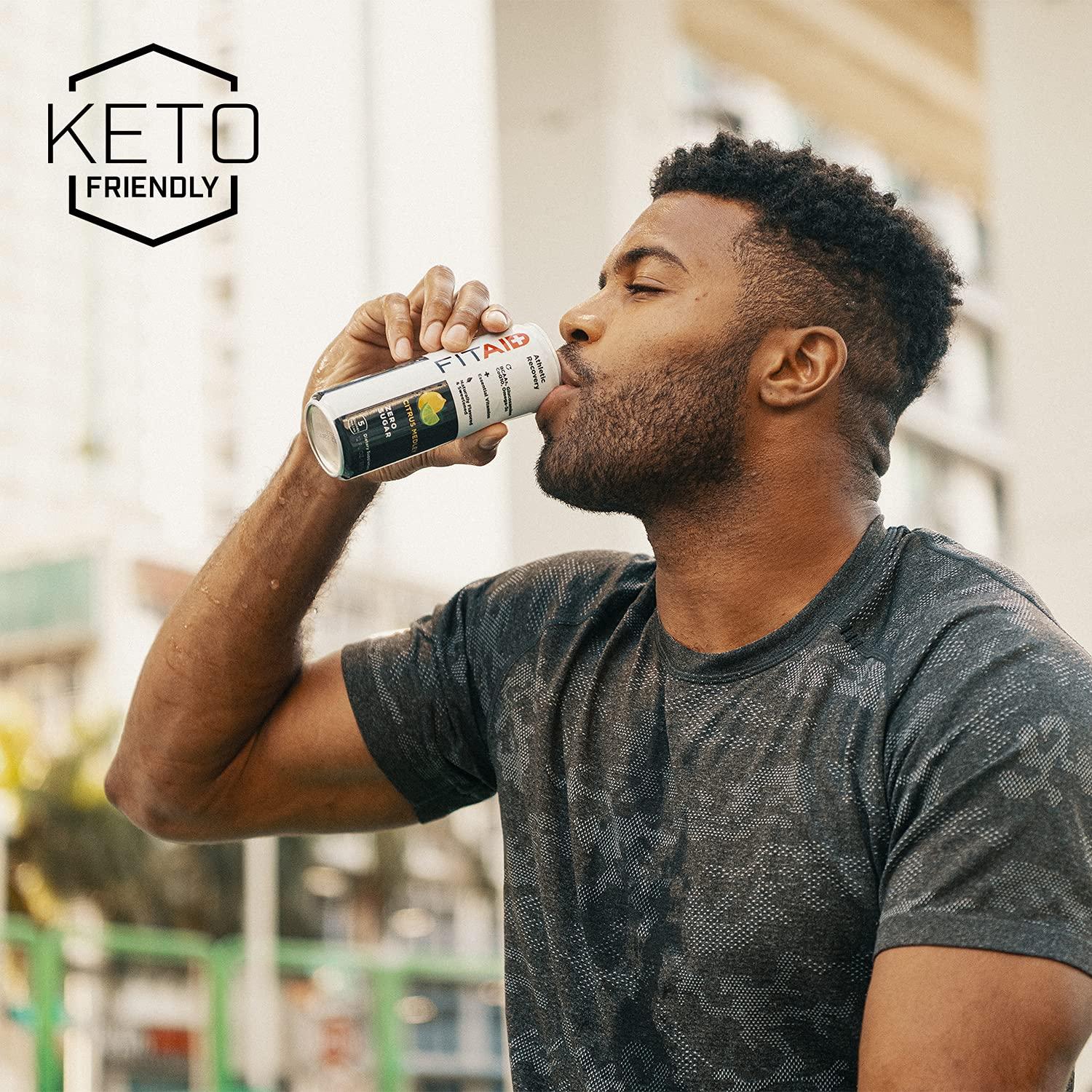 FITAID Recovery Blend - BCAAs, Glucosamine, Omega-3s, Electrolytes ...