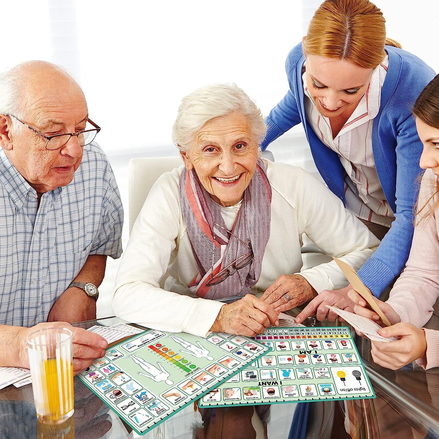 6 Pcs Patient Communication Board for Nonverbal Children & Adults ...