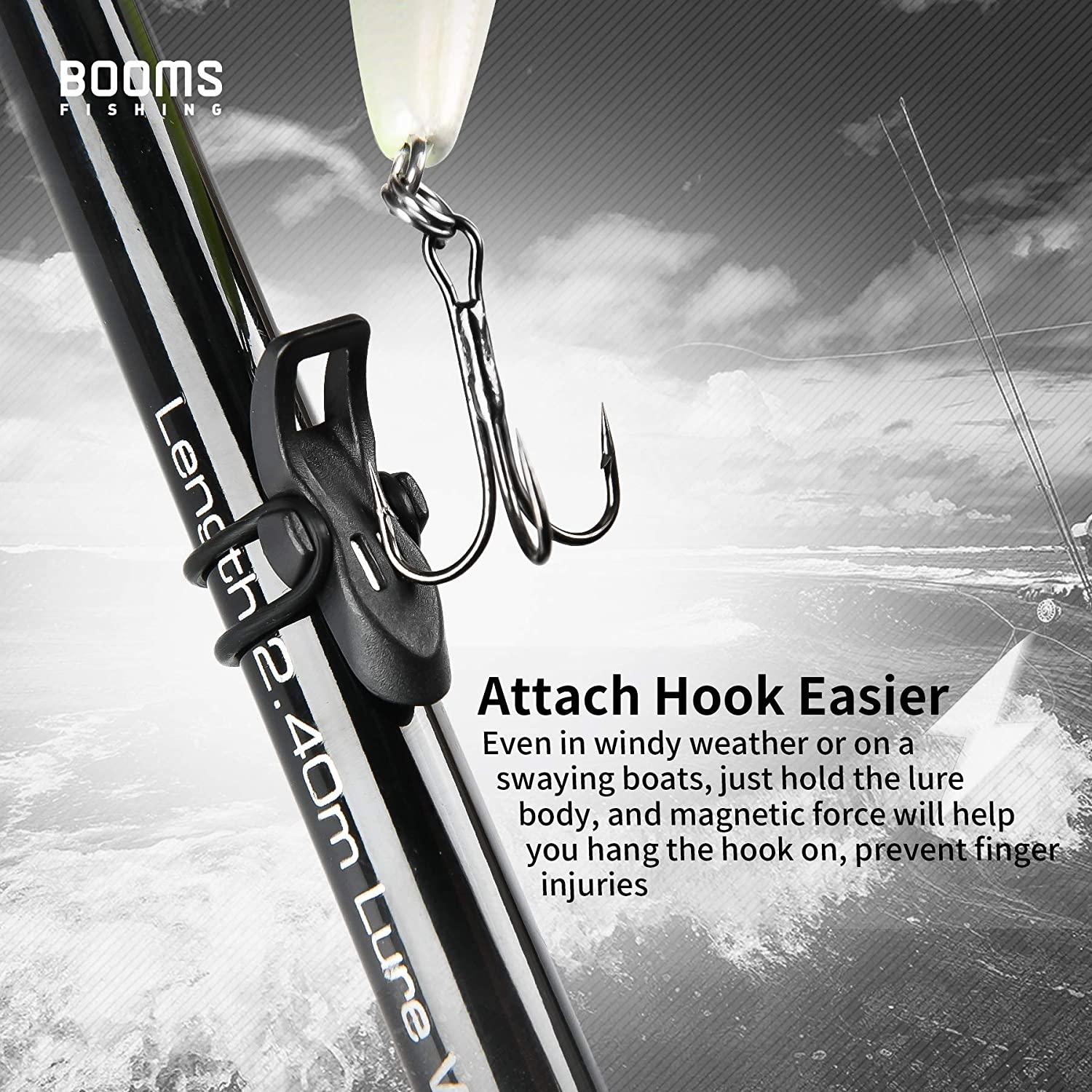 Booms Fishing HK1 Magnetic Hook Keeper Black - Pack of 4 | Buy Now with ...