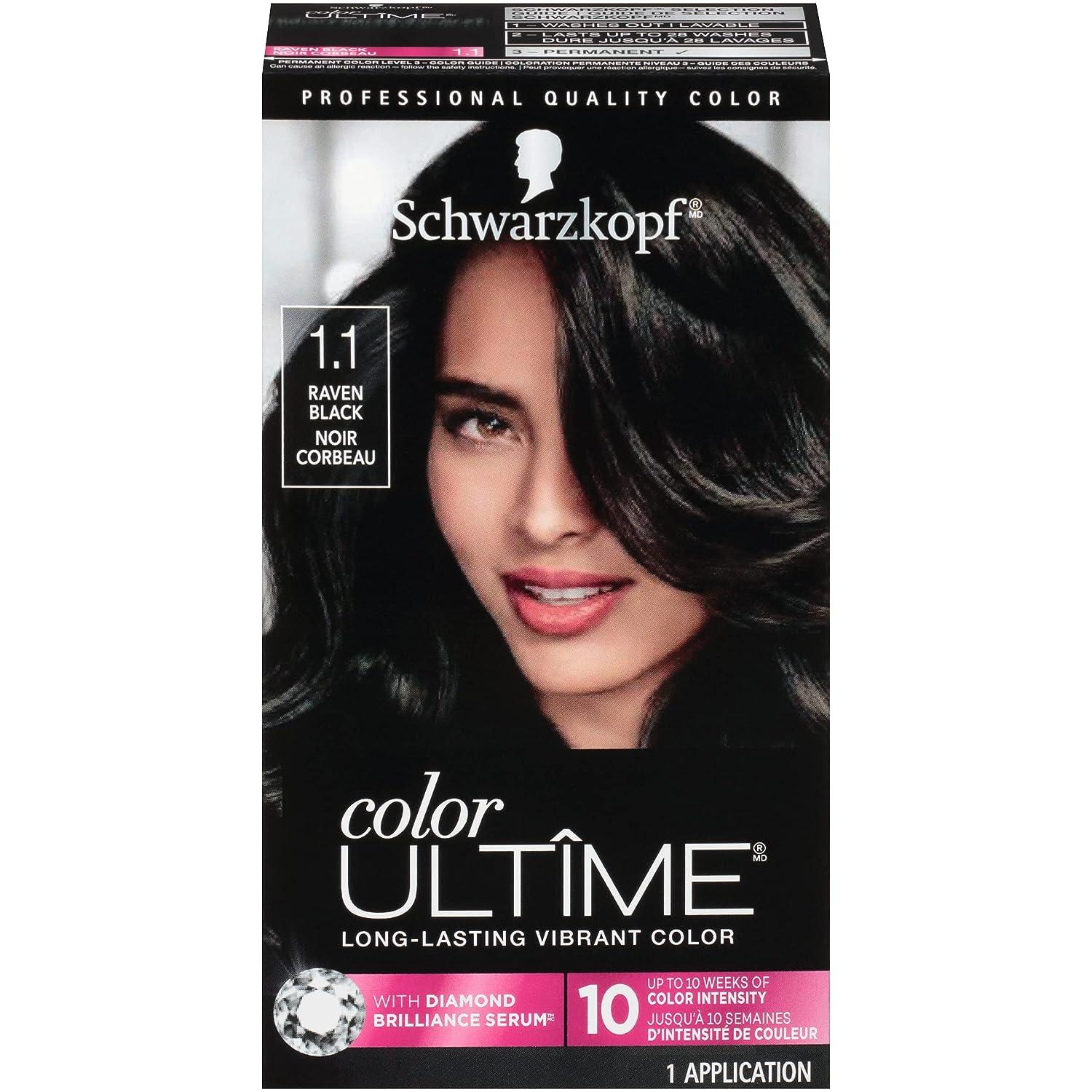 Schwarzkopf Color Ultime Raven Black Hair Color Cream | Buy Now with ...