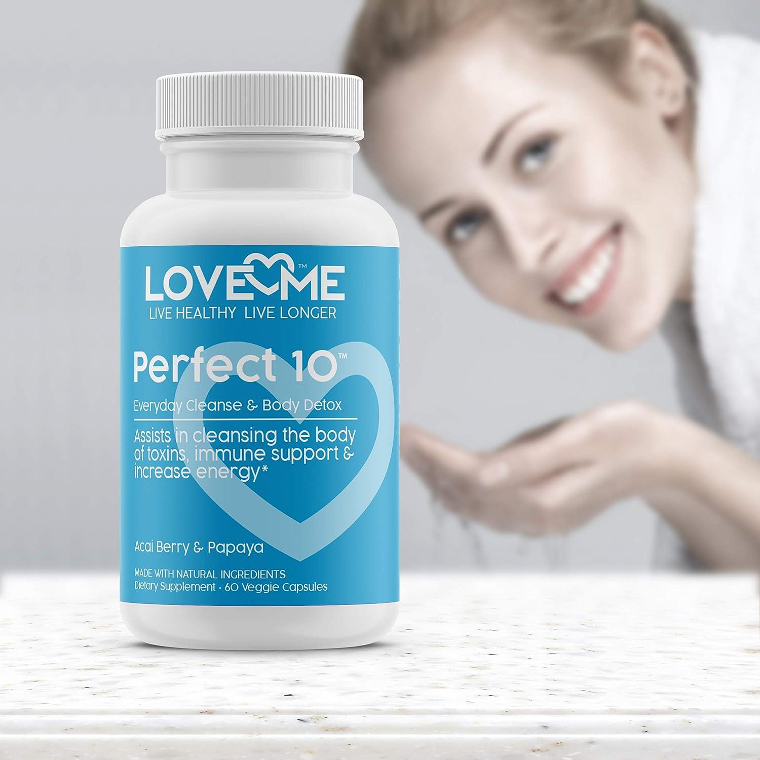 Love Me Nutrition Perfect 10 Cleanse & Body Detox with Acai Berry ...