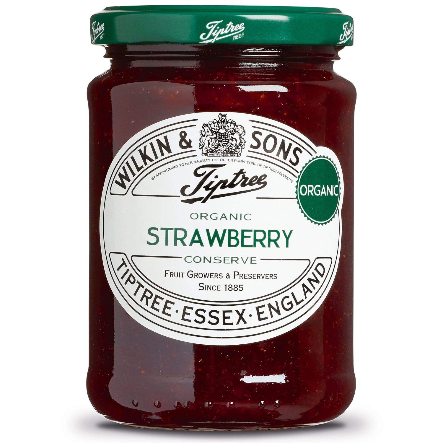 Tiptree Organic Strawberry Jam - 6x340g | Buy Now with Express ...