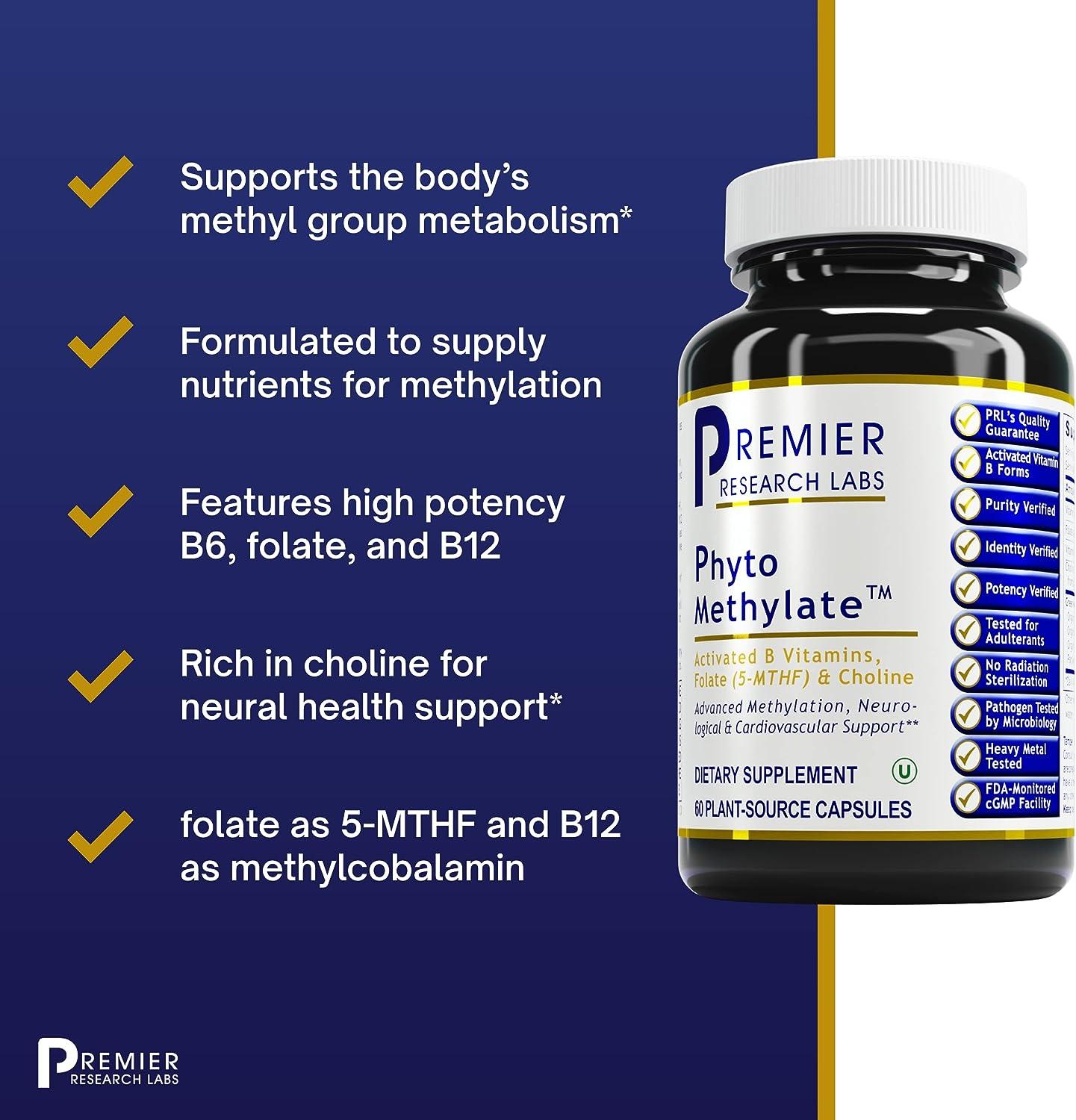 Premier Research Labs Phyto Methylate - Methylation Support for ...
