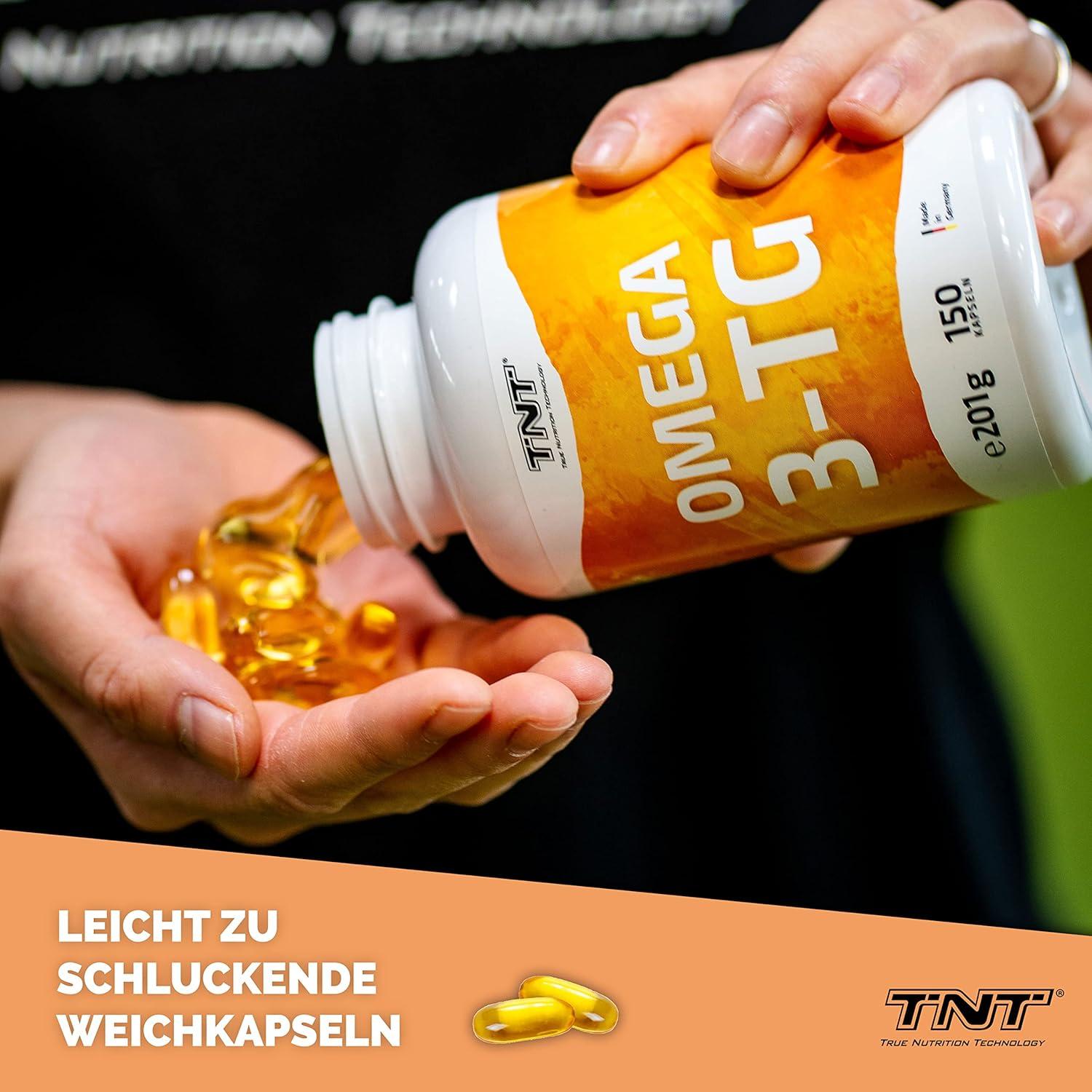 TNT Omega 3 - 1000 Capsules | 2760mg Fish Oil with EPA & DHA | High ...