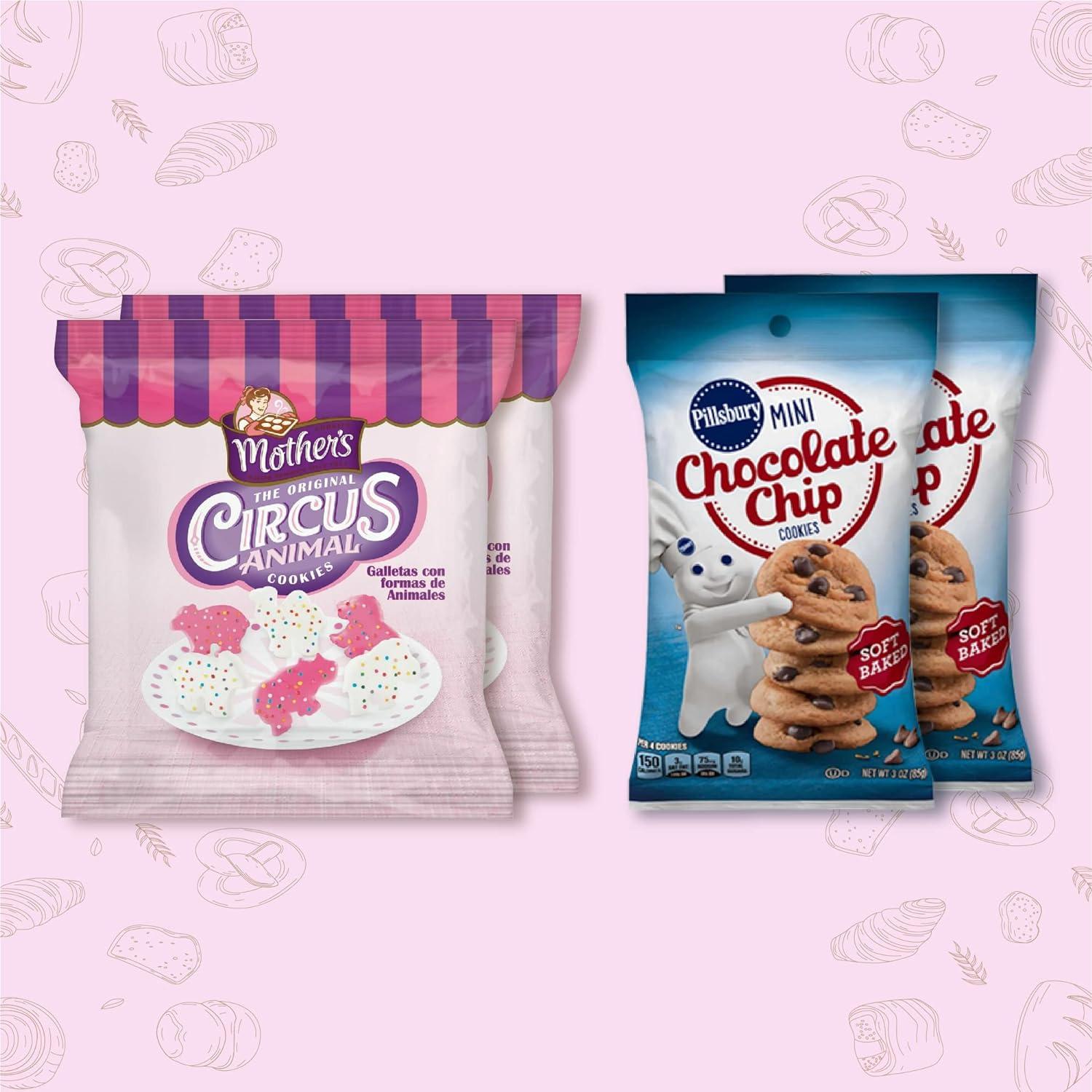 Cookie Snack Variety Pack - Individually Wrapped Cookies Bulk Snack Box ...