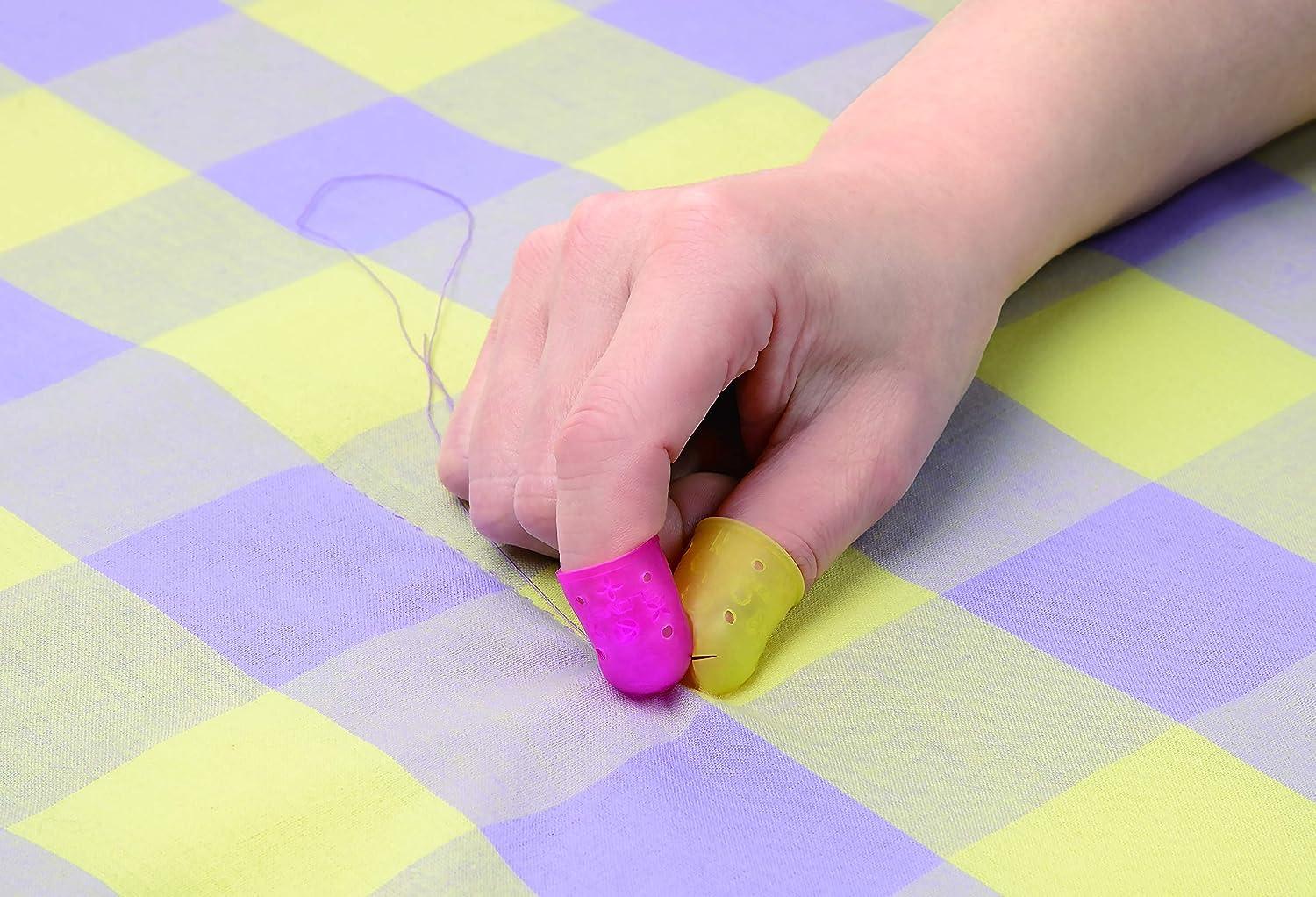 Clover Medium Pink Rubber Thimble - Flexible Sewing Thimble | Buy Now ...