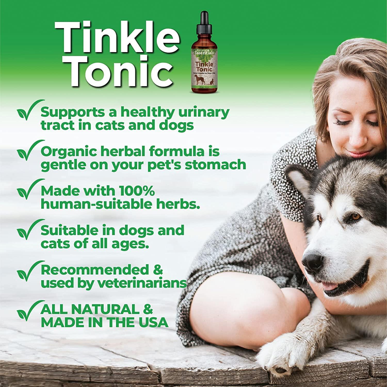 Animal Essentials Tinkle Tonic Herbal Formula for Healthy Urinary Tract ...
