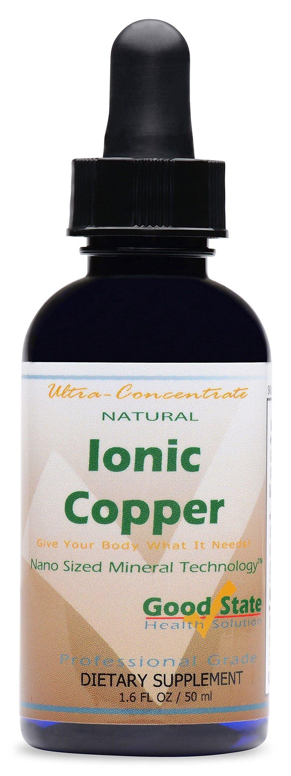 Good State | Natural Ionic Copper 1.6 oz Liquid Concentrate | Nano-Sized Mineral Technology ...