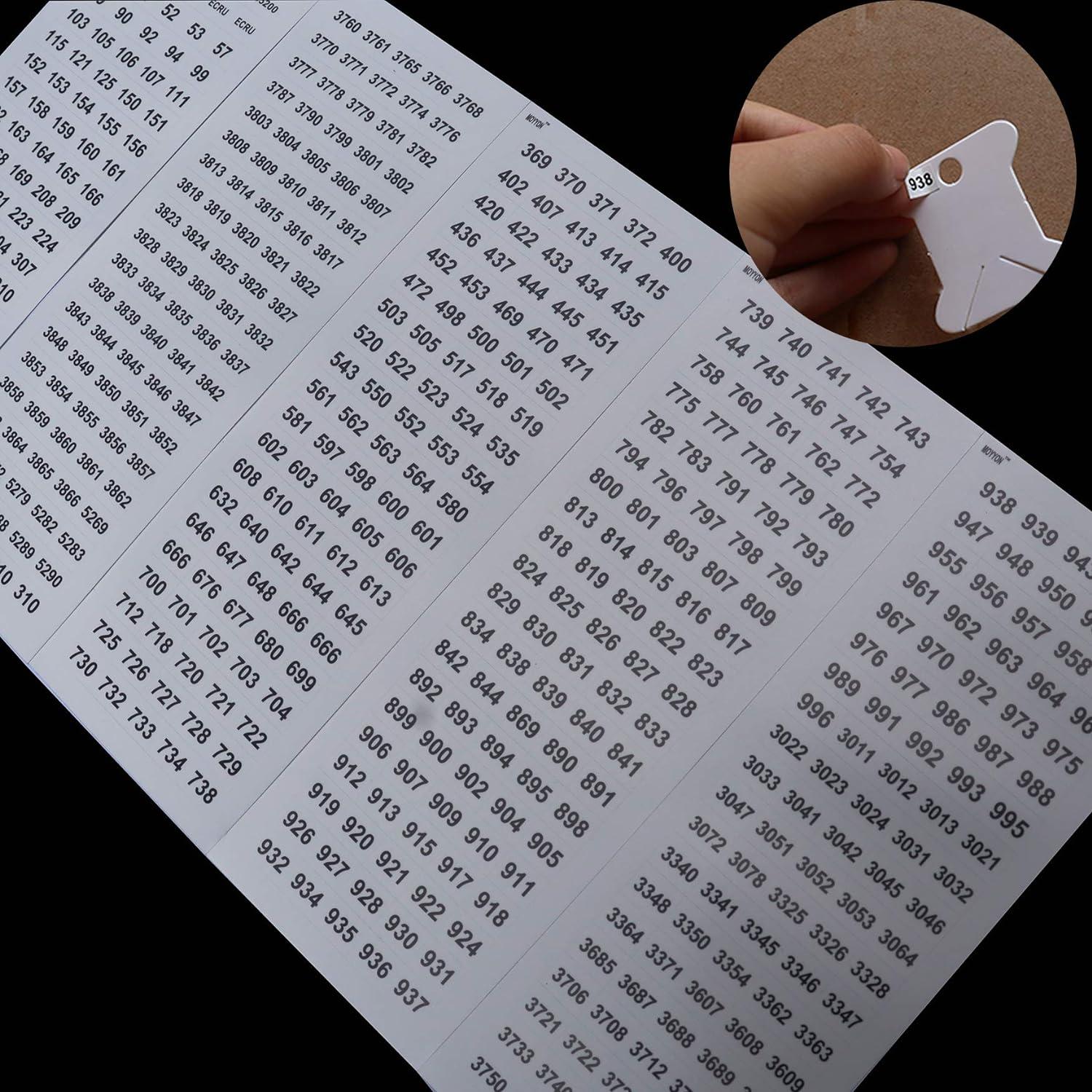 520 Pack Floss Bobbins with 500 Labels - Ideal for Needlepoint & Craft ...