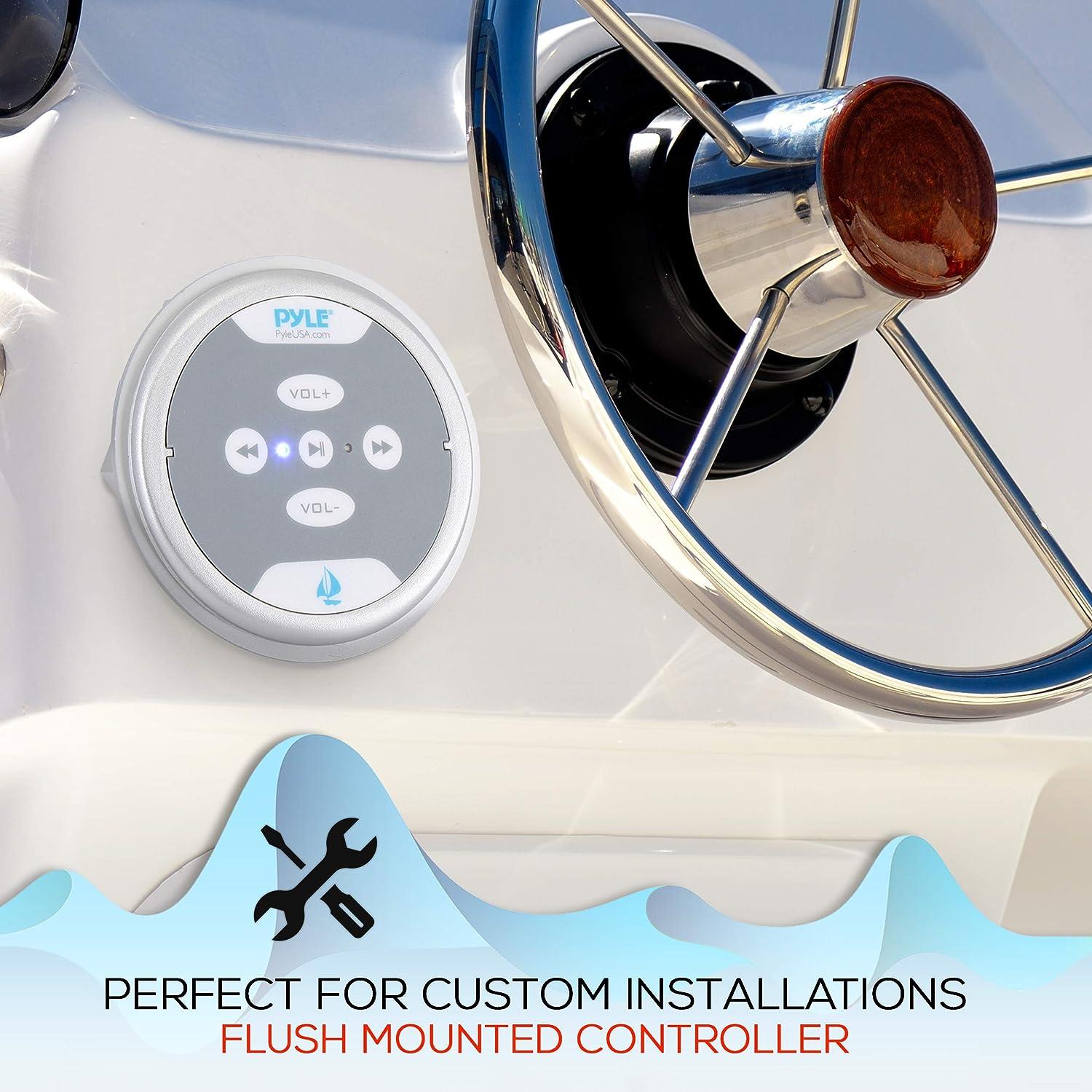 Waterproof Bluetooth Marine Amplifier Receiver - 600W Weatherproof ...