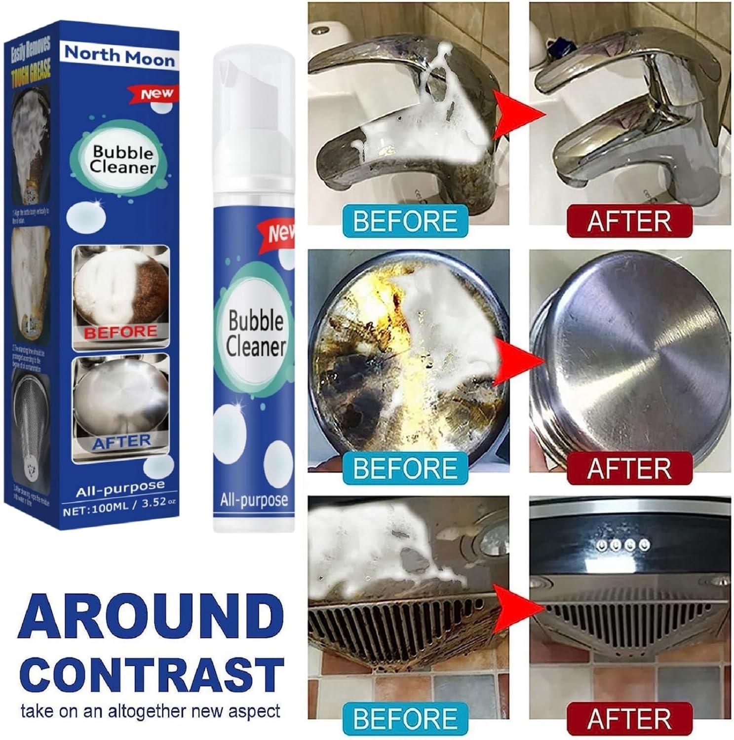 Bubble Cleaner Foam Spray Foam Cleaner Heavy Dirty Kitchen Cleaner All ...