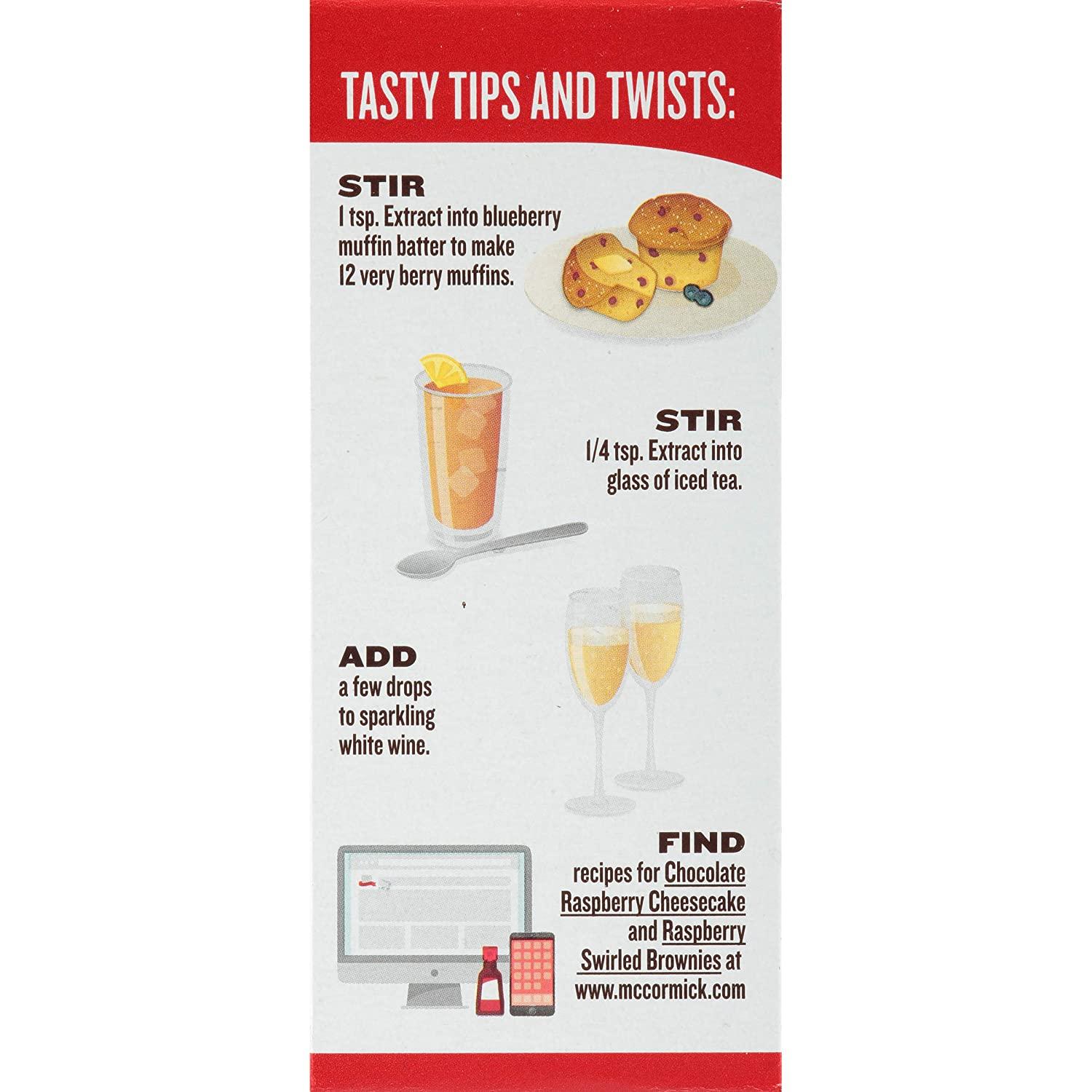 McCormick Raspberry Extract with Other Natural Flavors 2 fl oz ...